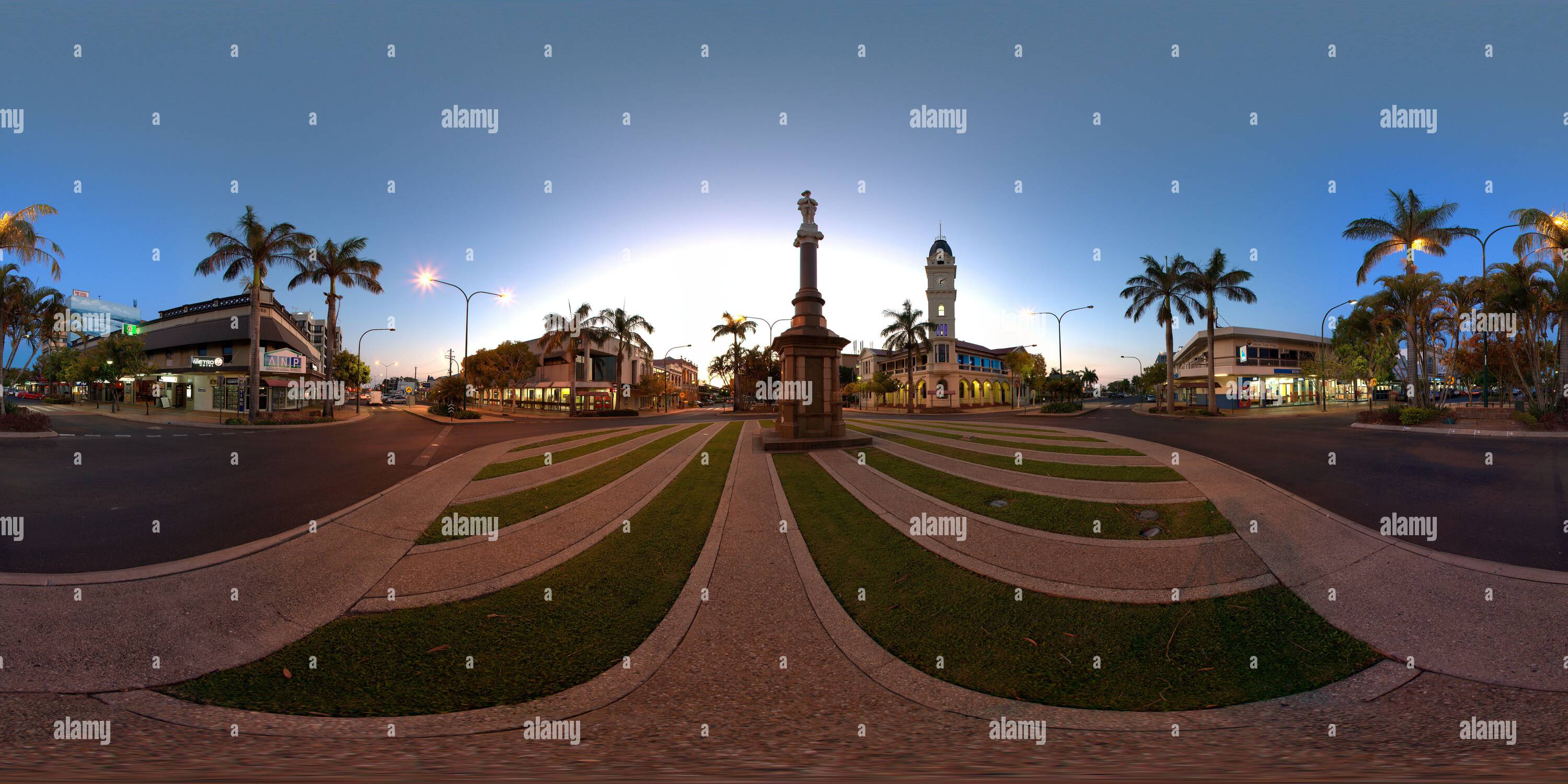 360° view of 360 panoramic of historic Post Office building on Bourbong ...