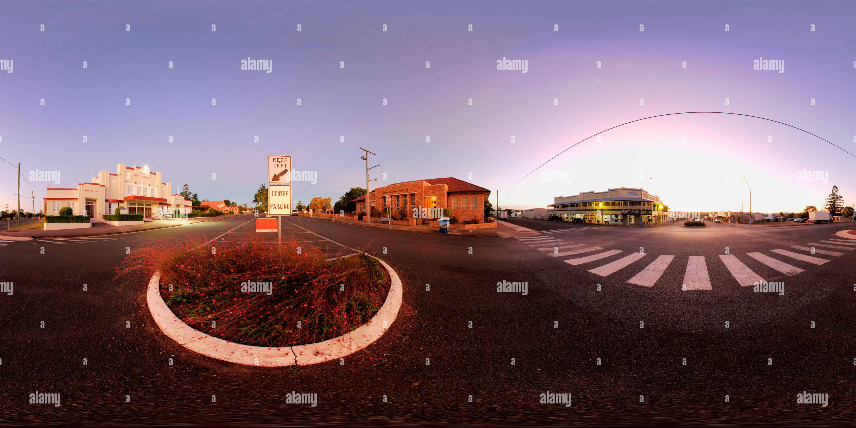 360° view of 360 panoramic of the centre of Monto Queensland Australia ...