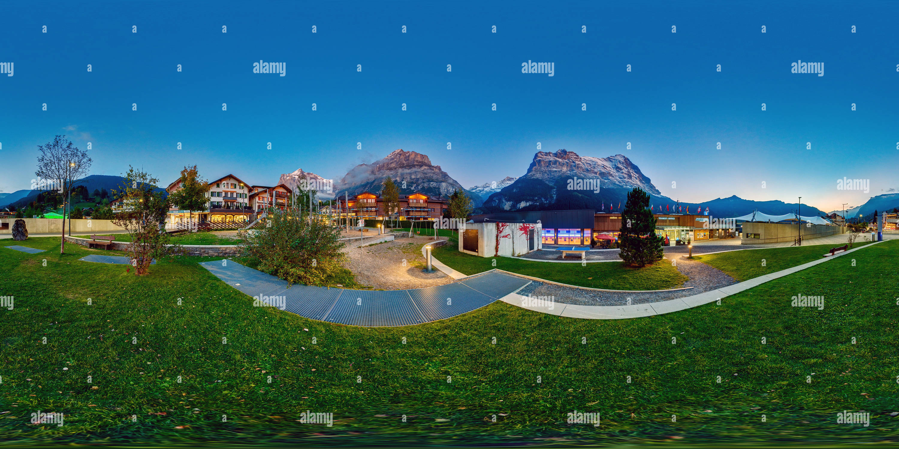 360° view of Grindelwald Switzerland 10-2021 - Alamy
