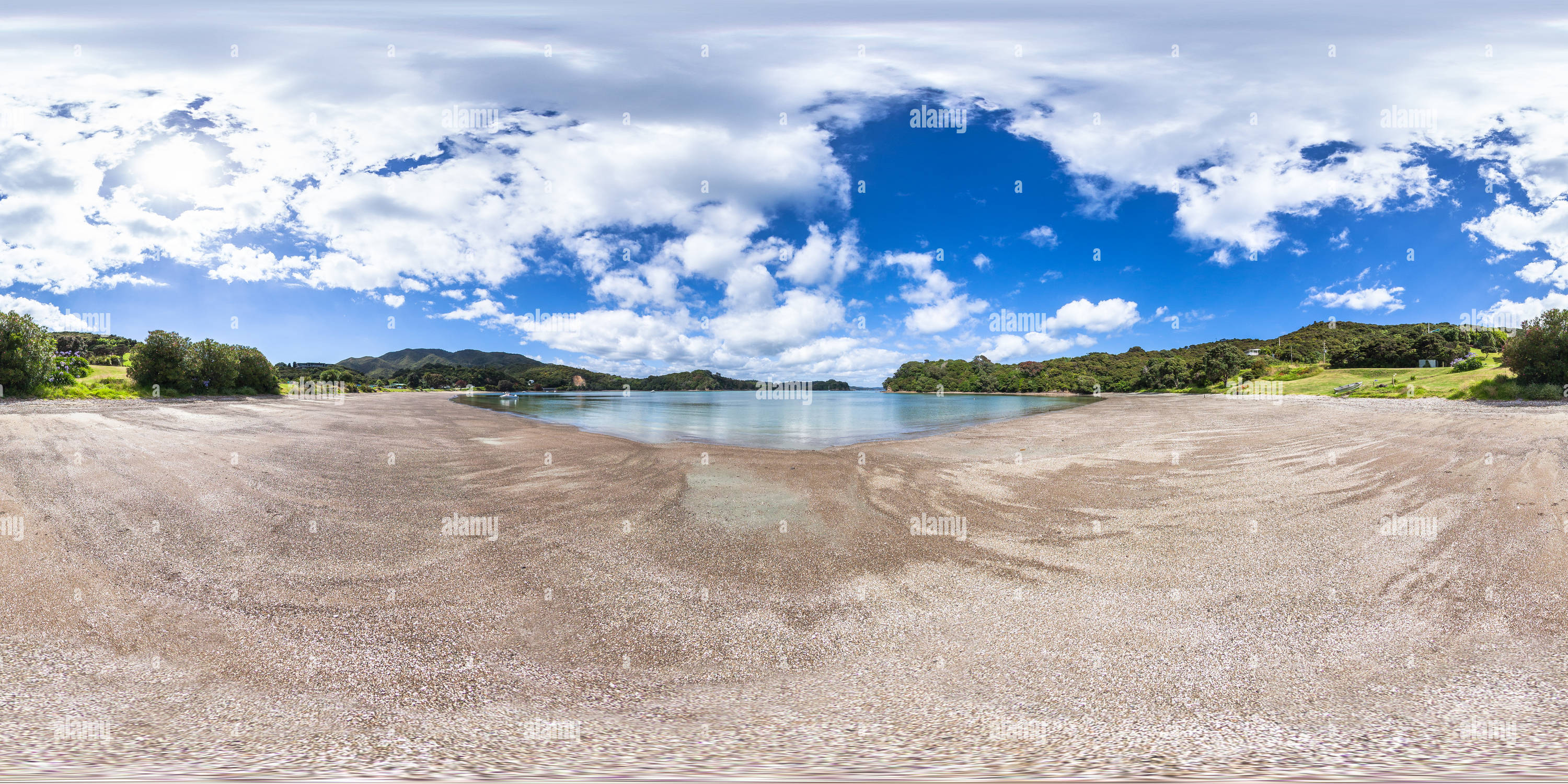 360° view of Hauai Bay - Rawhiti - Bay of Islands - Northland - New ...