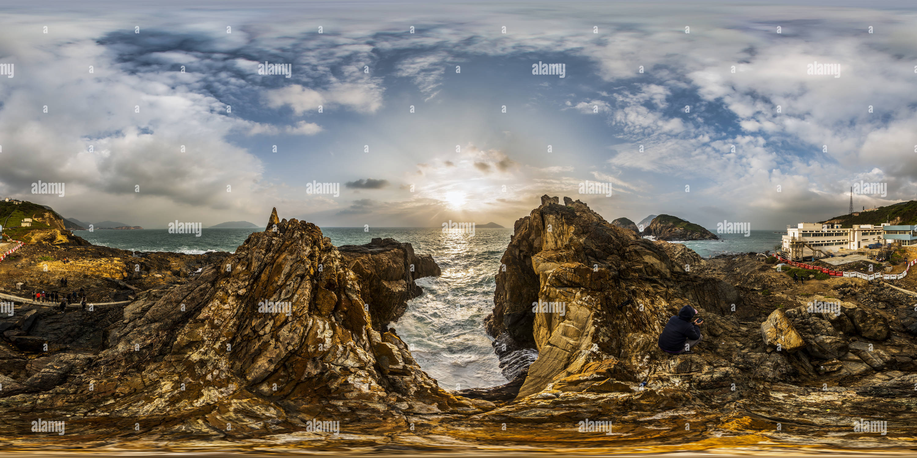 360° view of First Sunrise (2022首個朝陽) , Cape D Aguilar Marine Reserve ...