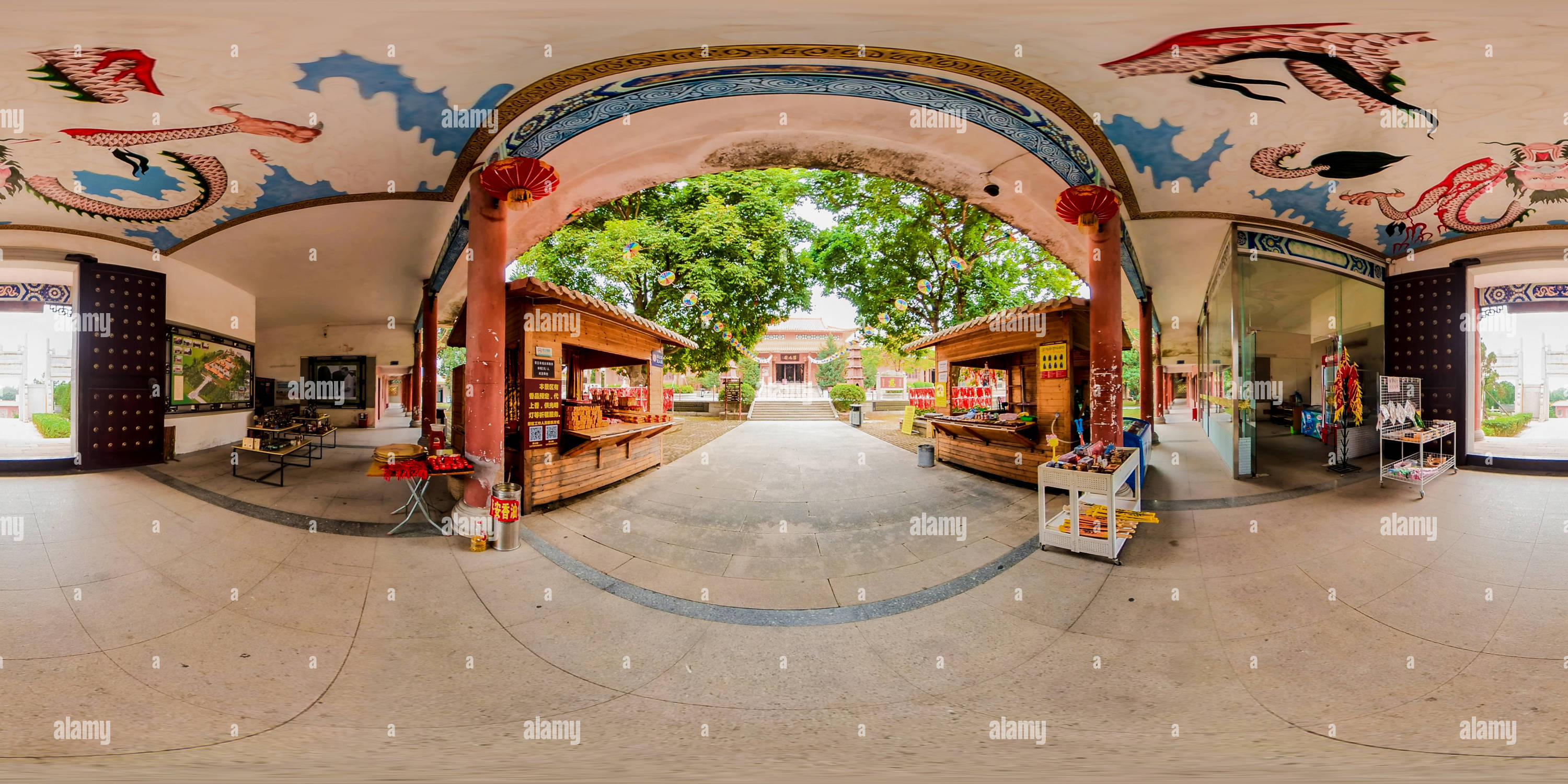 360° view of The temple entrance - Alamy