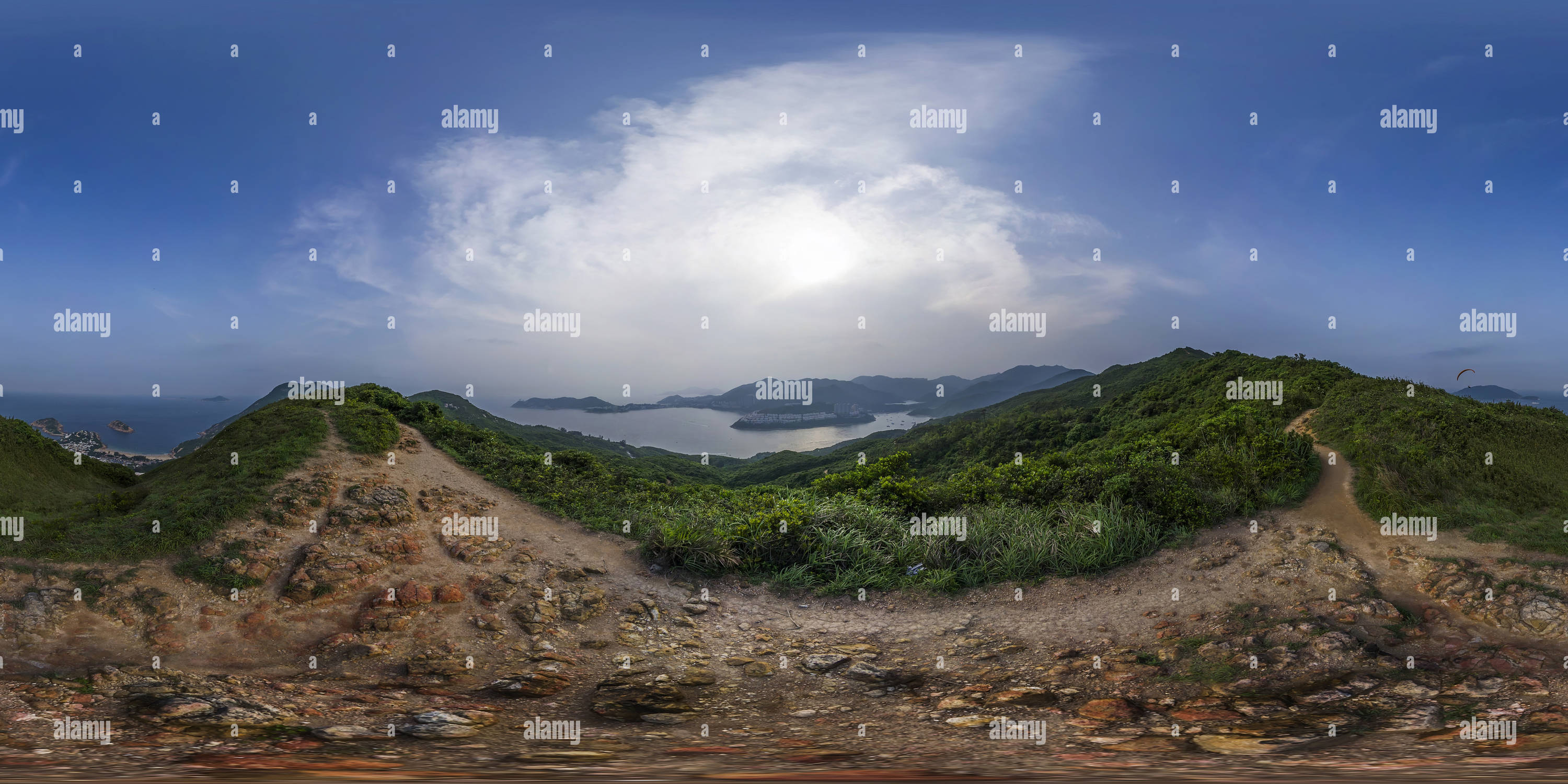 360° view of Dragon's Back(港島行山徑龍脊1), Hong Kong Island - Alamy