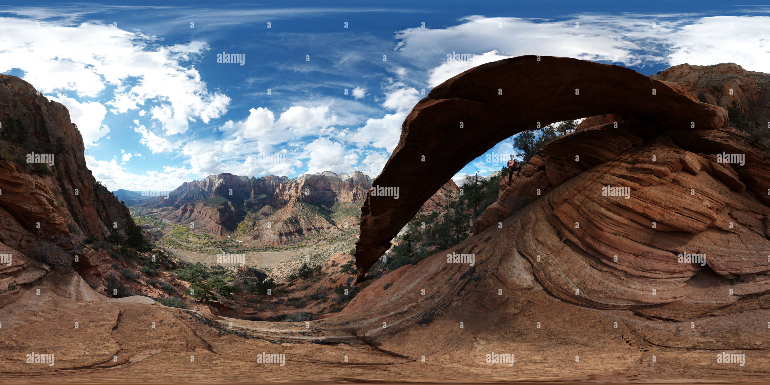 360° view of Bridge Mountain Arch 1 - Alamy