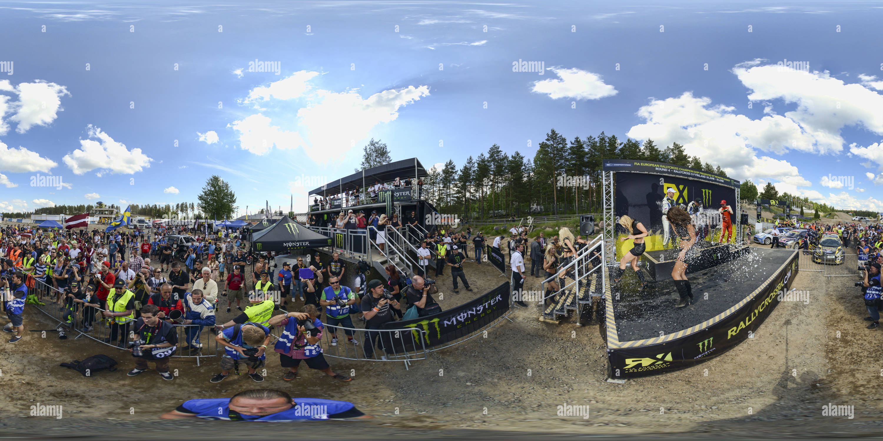 360° view of Touring Car podium - Alamy