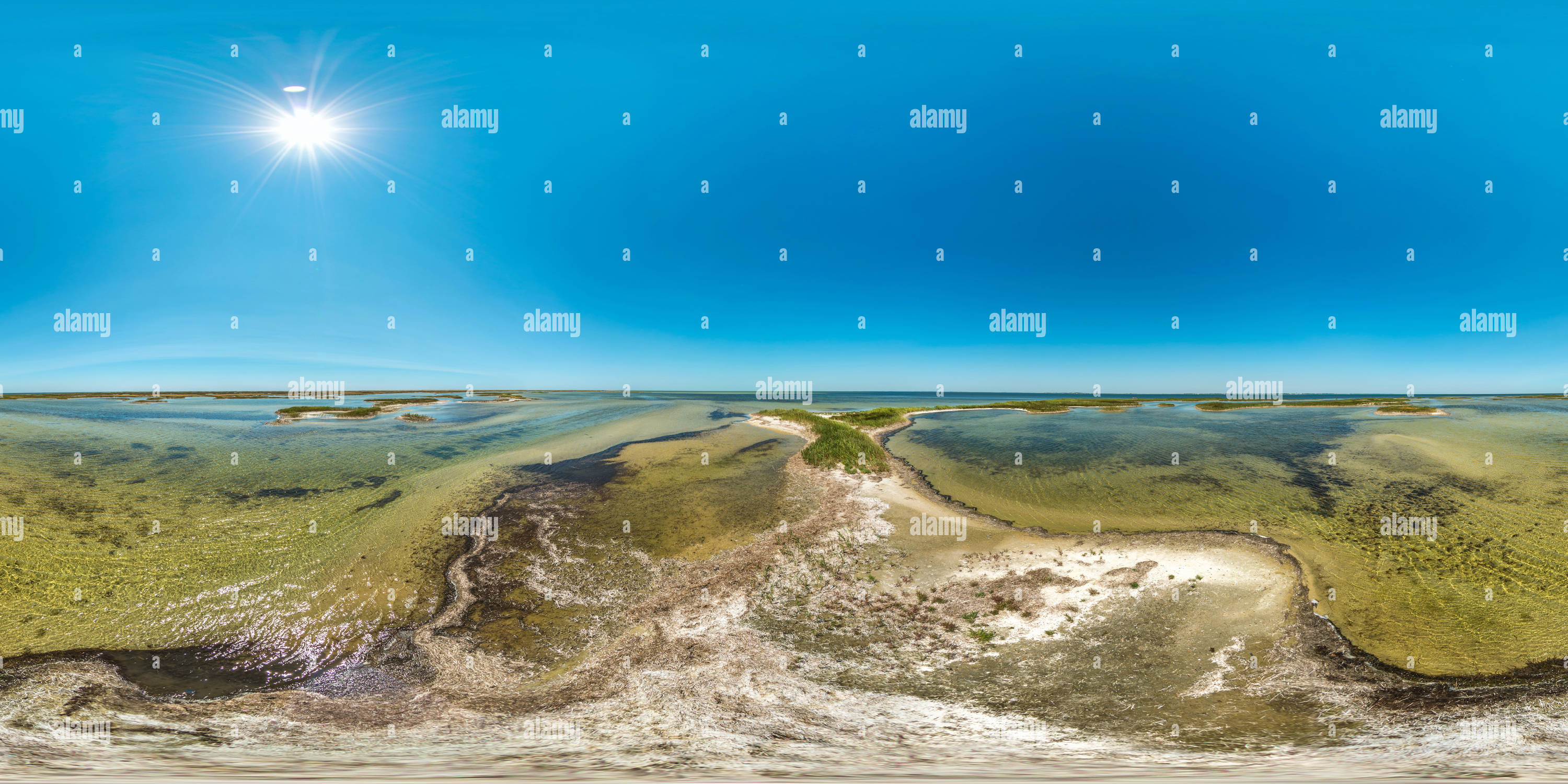 360° view of Dzharylgach island 3 - Alamy