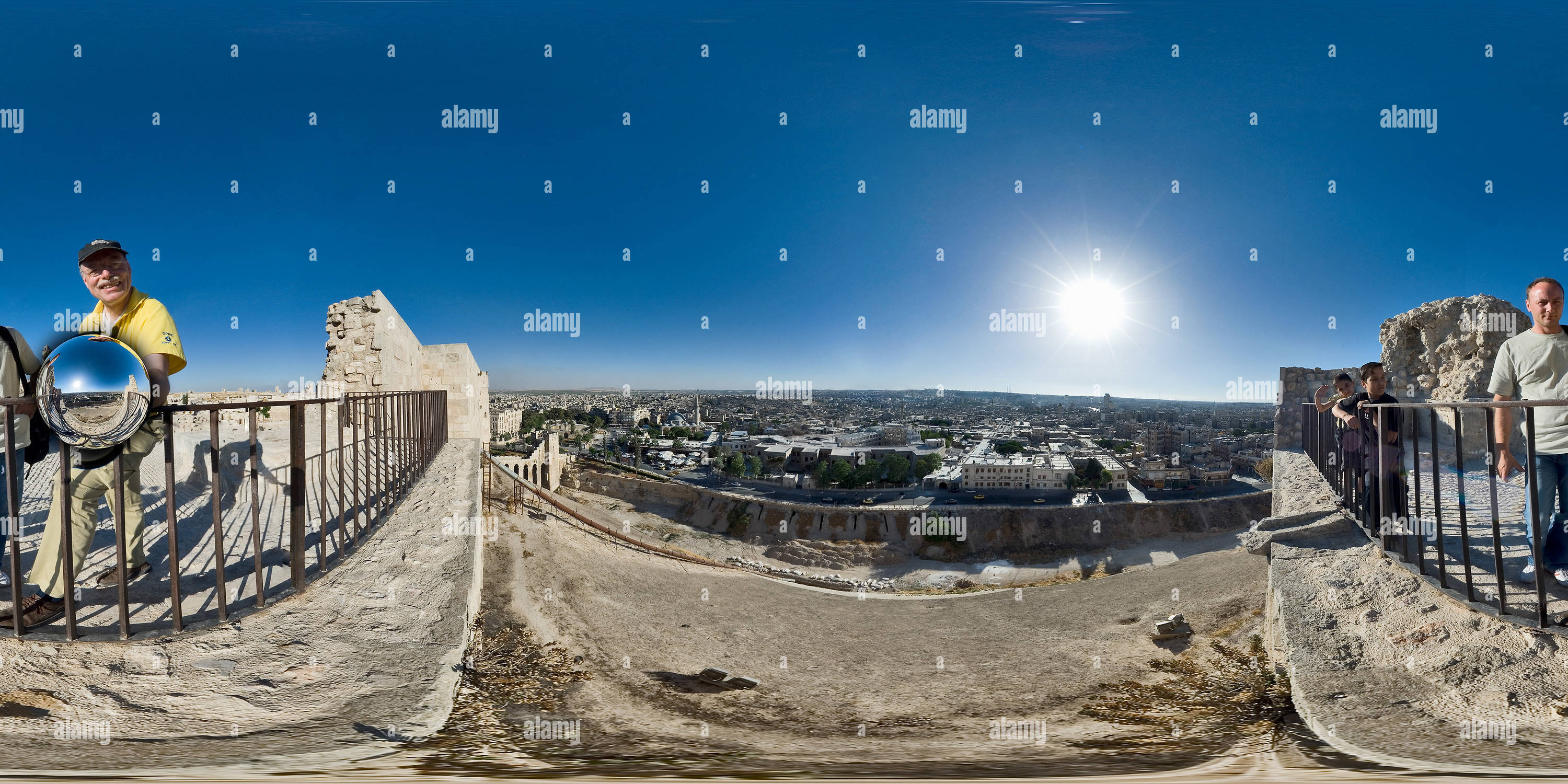 360° view of 05 On the Citadel of Aleppo Syria 2006 - Alamy