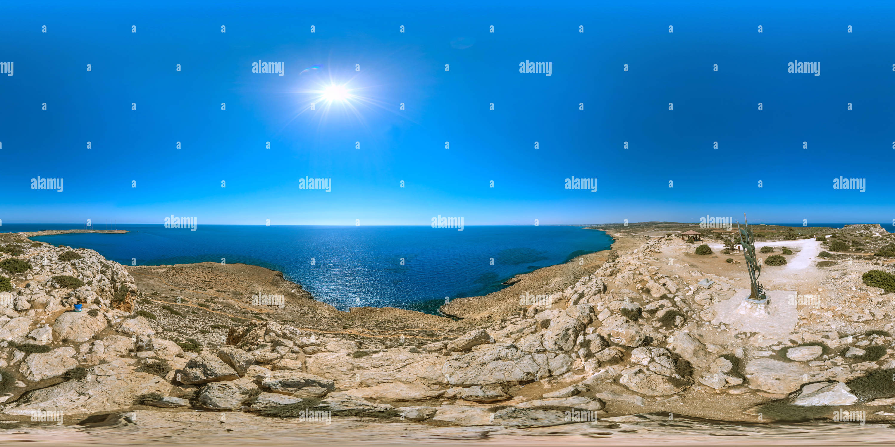360° view of Cape Greco 3 - Alamy