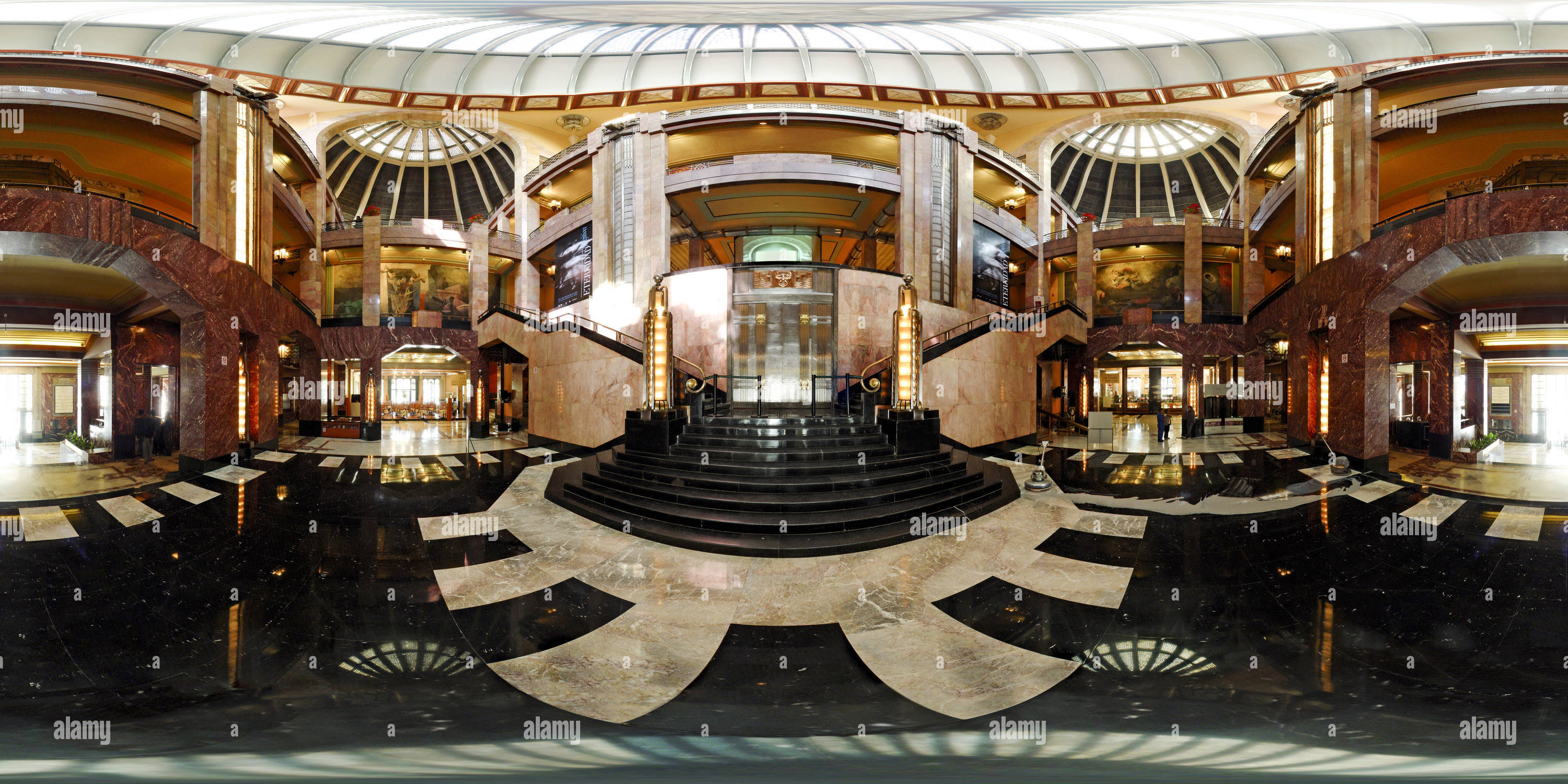 360° view of Vestíbulo del Palacio de Bellas Artes - Alamy