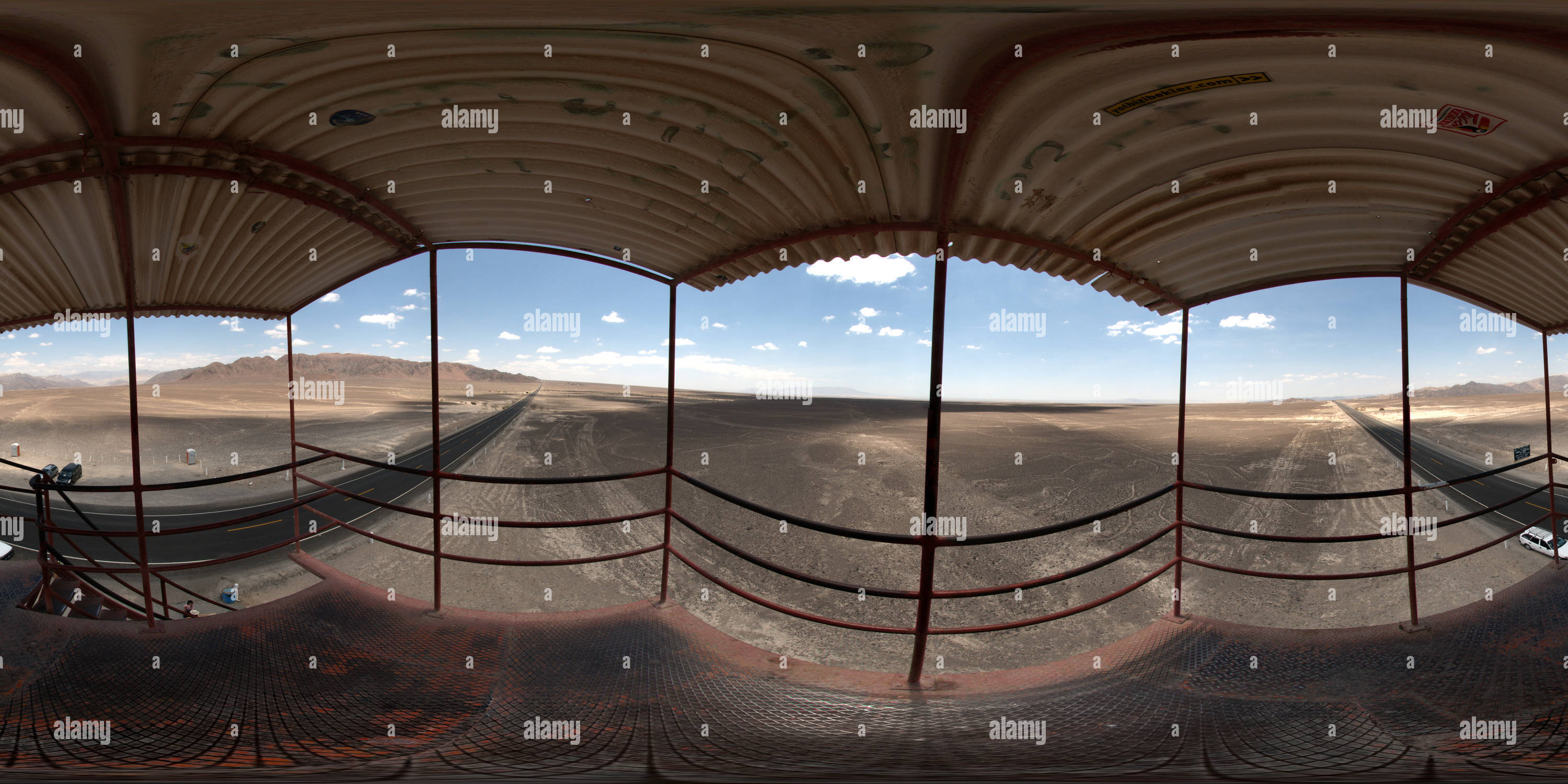 360° view of Nazca Lines Mirador - Alamy