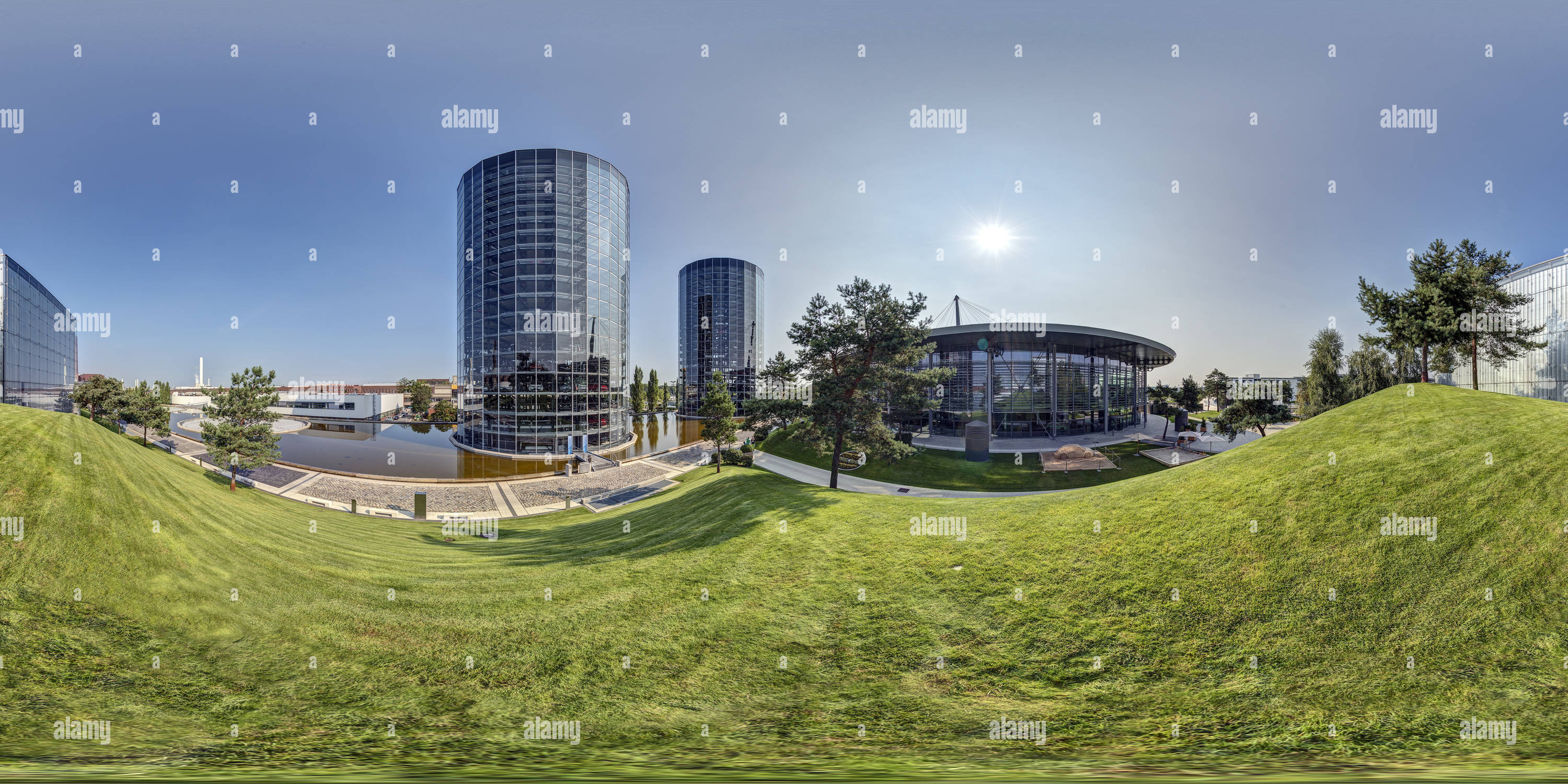 360° view of Wolfsburg - Autostadt - Alamy