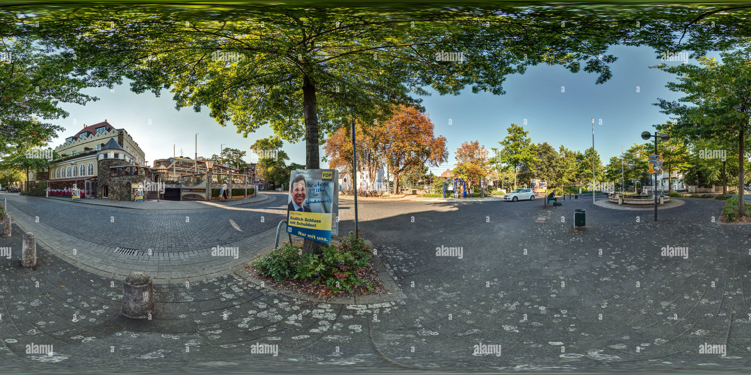 360° view of Meerbusch-Büderich Restaurant Landsknecht 9-2013 - Alamy