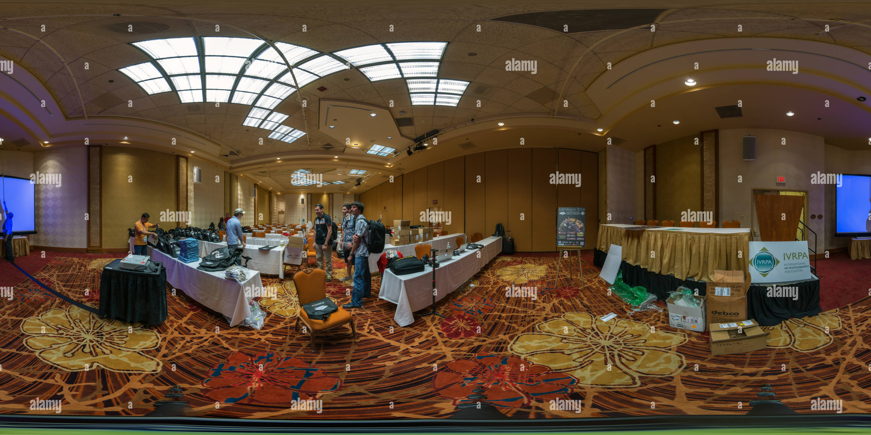 360° view of Las Vegas 2014 - IVRPA Conference Preparations - Alamy