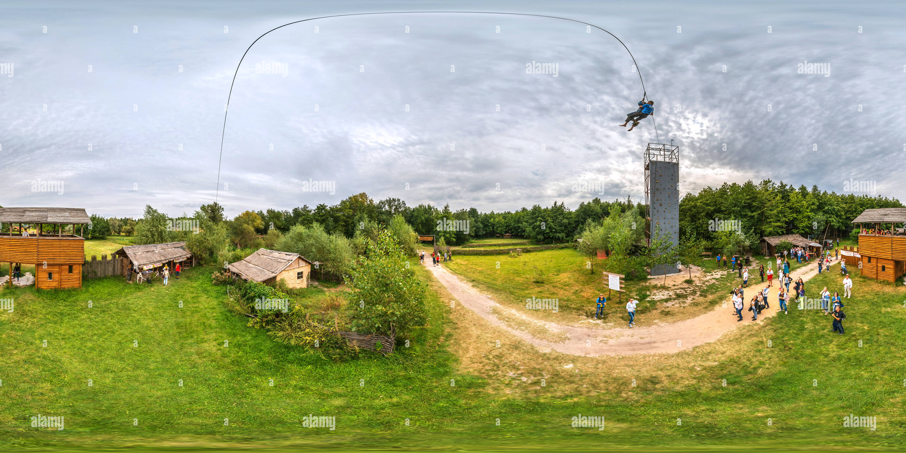 360° view of Green Steadings of Tavria — trolley - Alamy