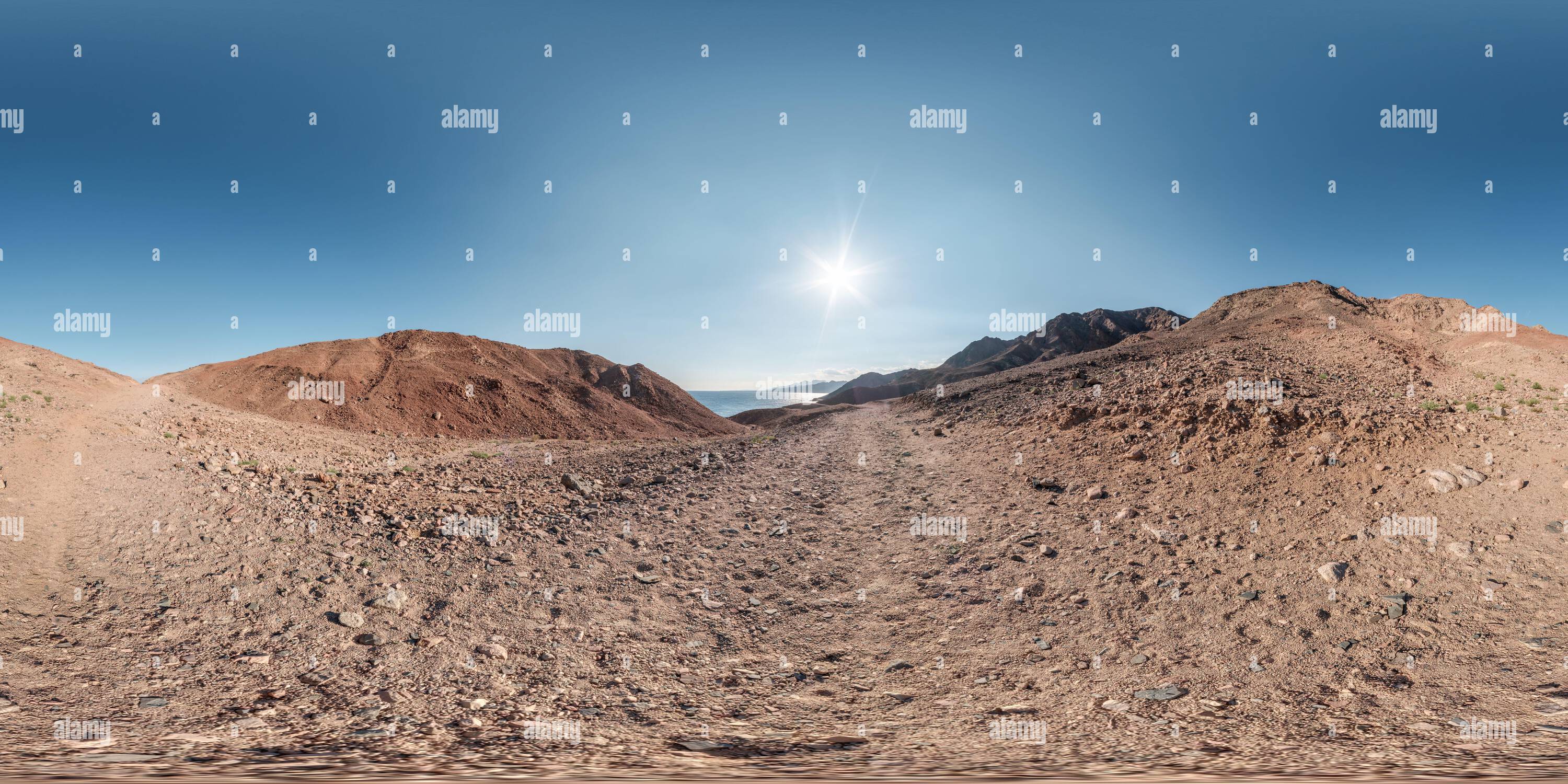 360° view of 360 hdr panorama view from the height of the mountains ...