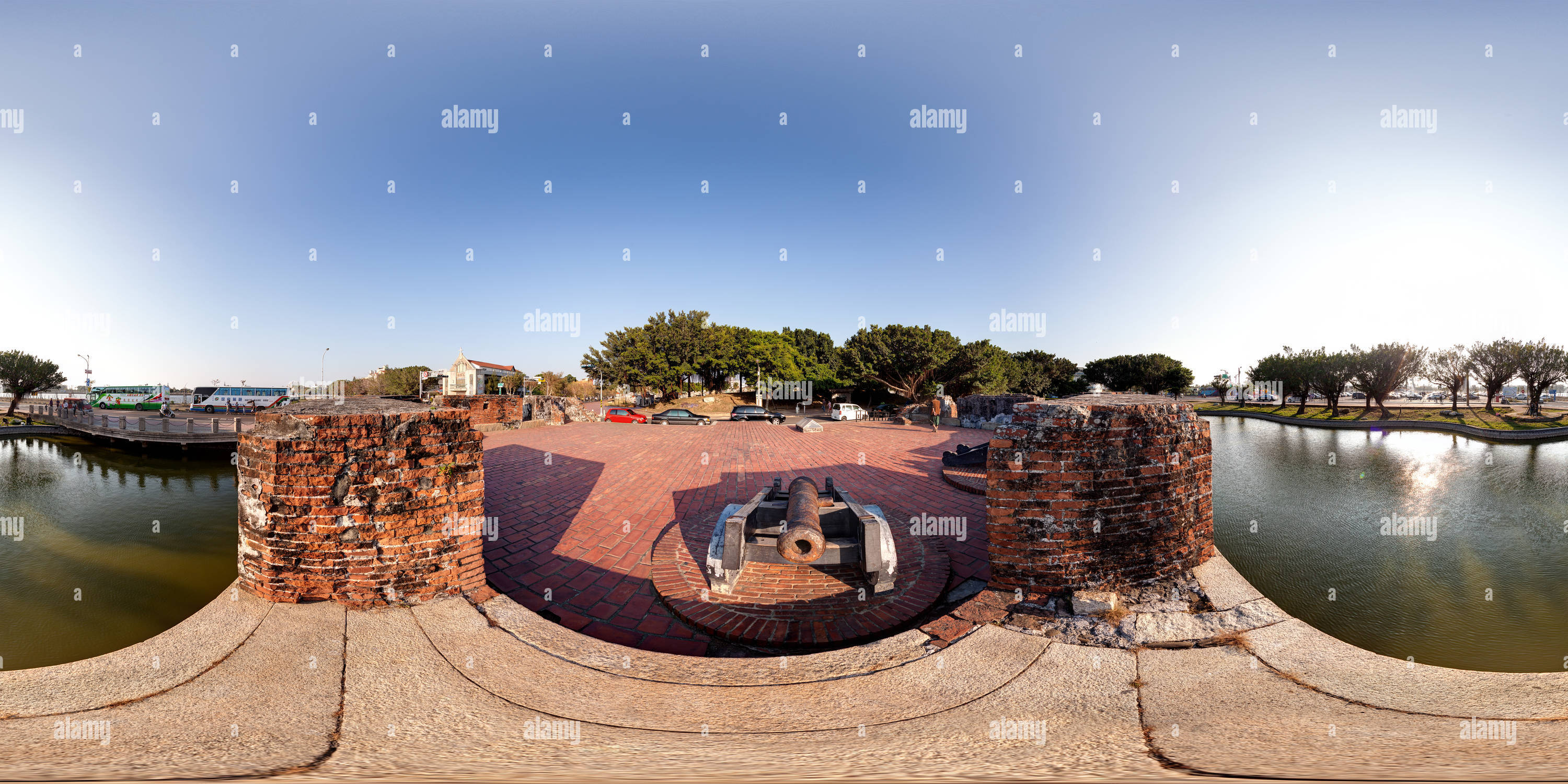 360° view of Tainan - Anping small fort -5 - Taiwan -2013 - Alamy