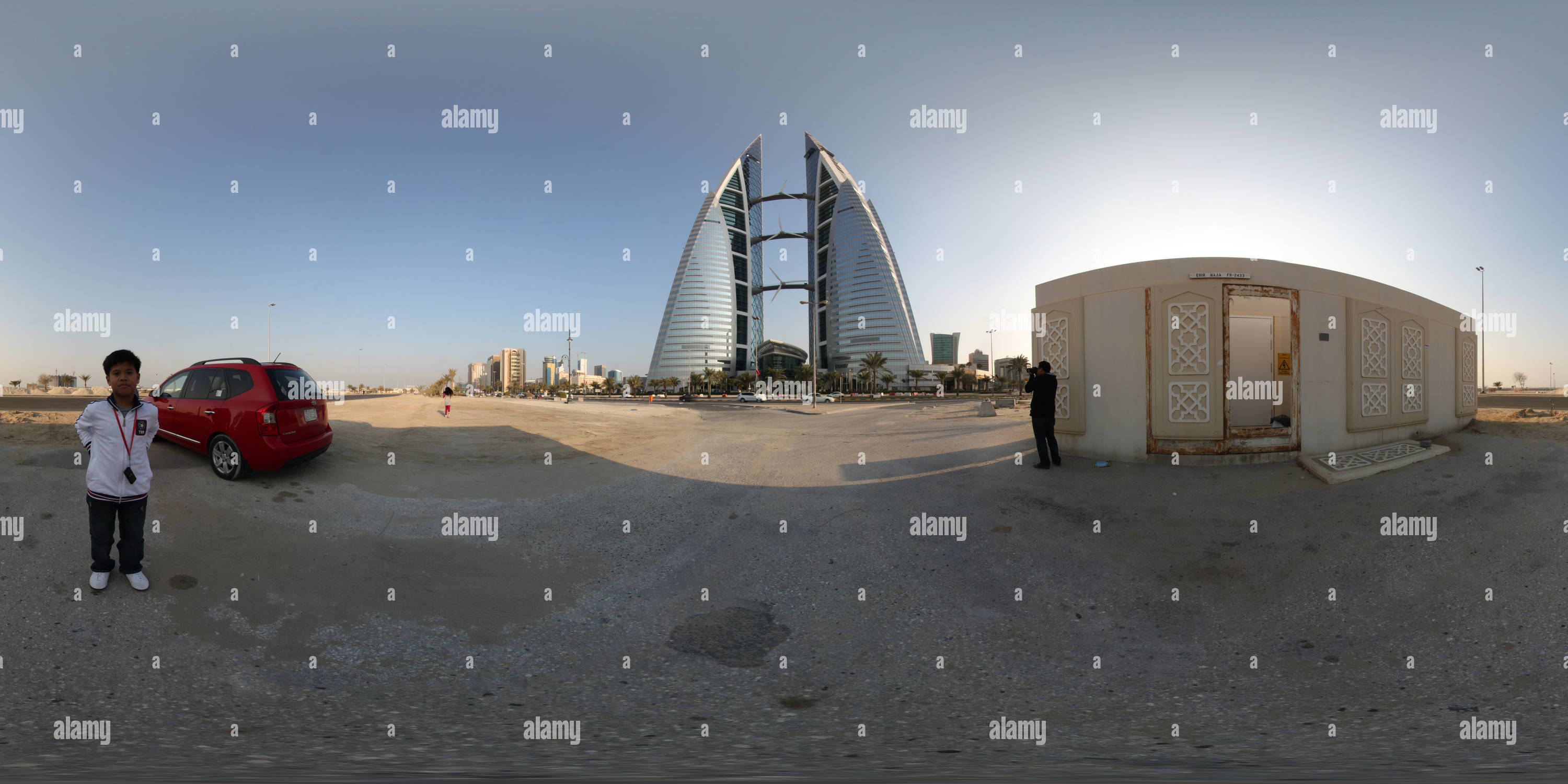 360° view of WTC Tower Bahrain - Alamy