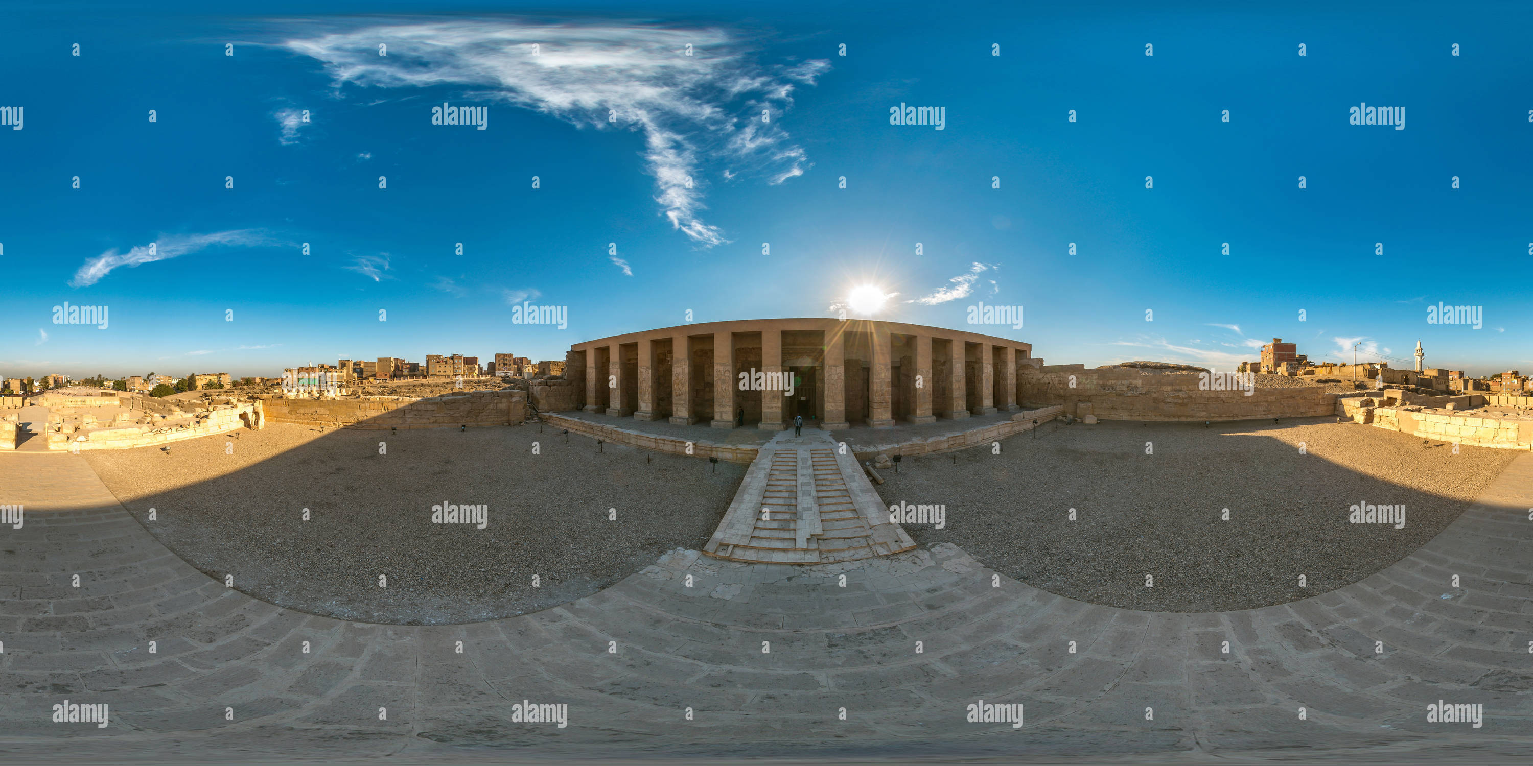 360° view of Temple of Seti I - Alamy