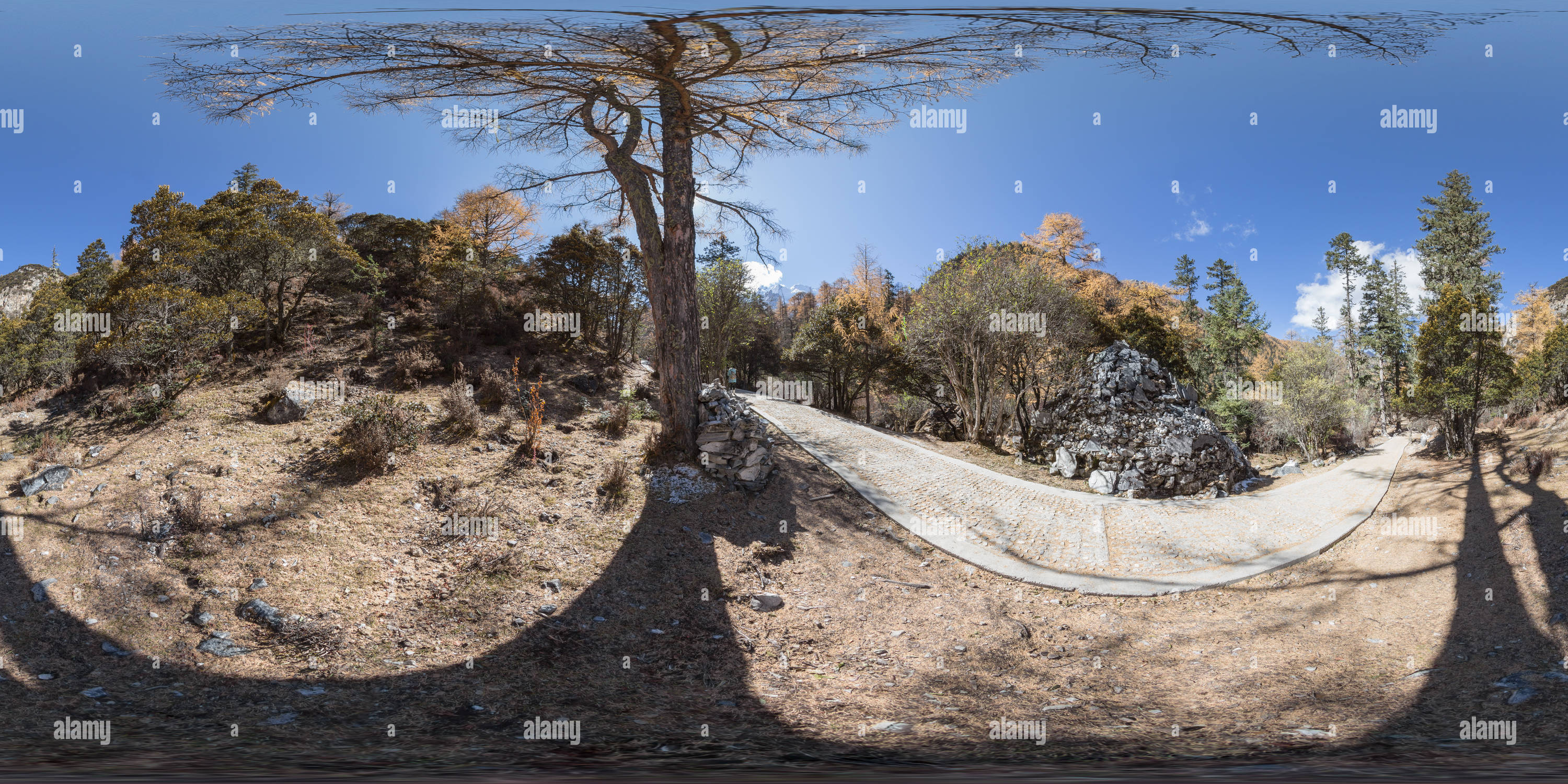360° view of Sichuan Inagi Aden scenic -1-13 - Alamy