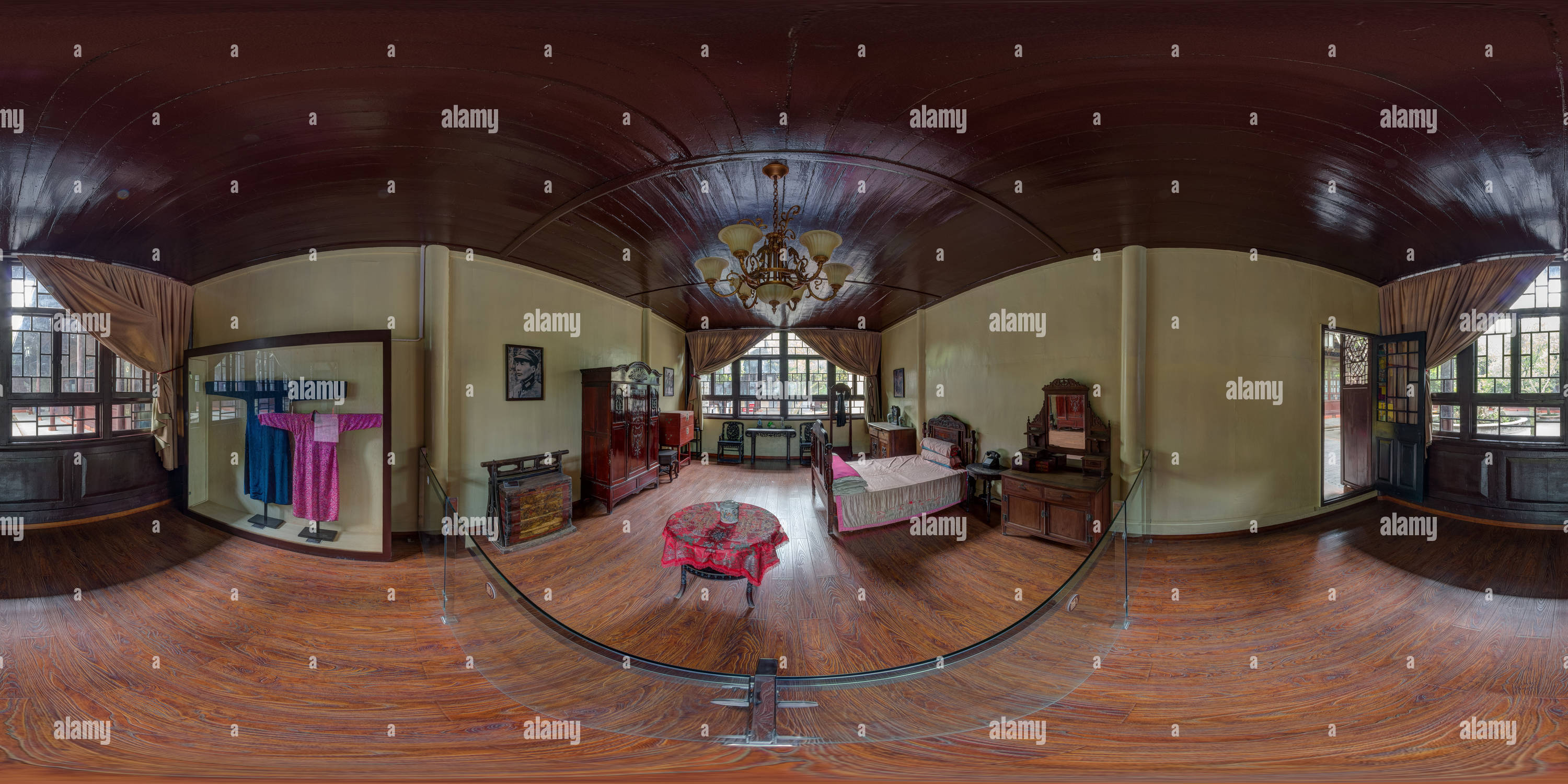 360° view of 2012 - Dayi - Wenhui old home gallery -9 - Sichuan - Alamy