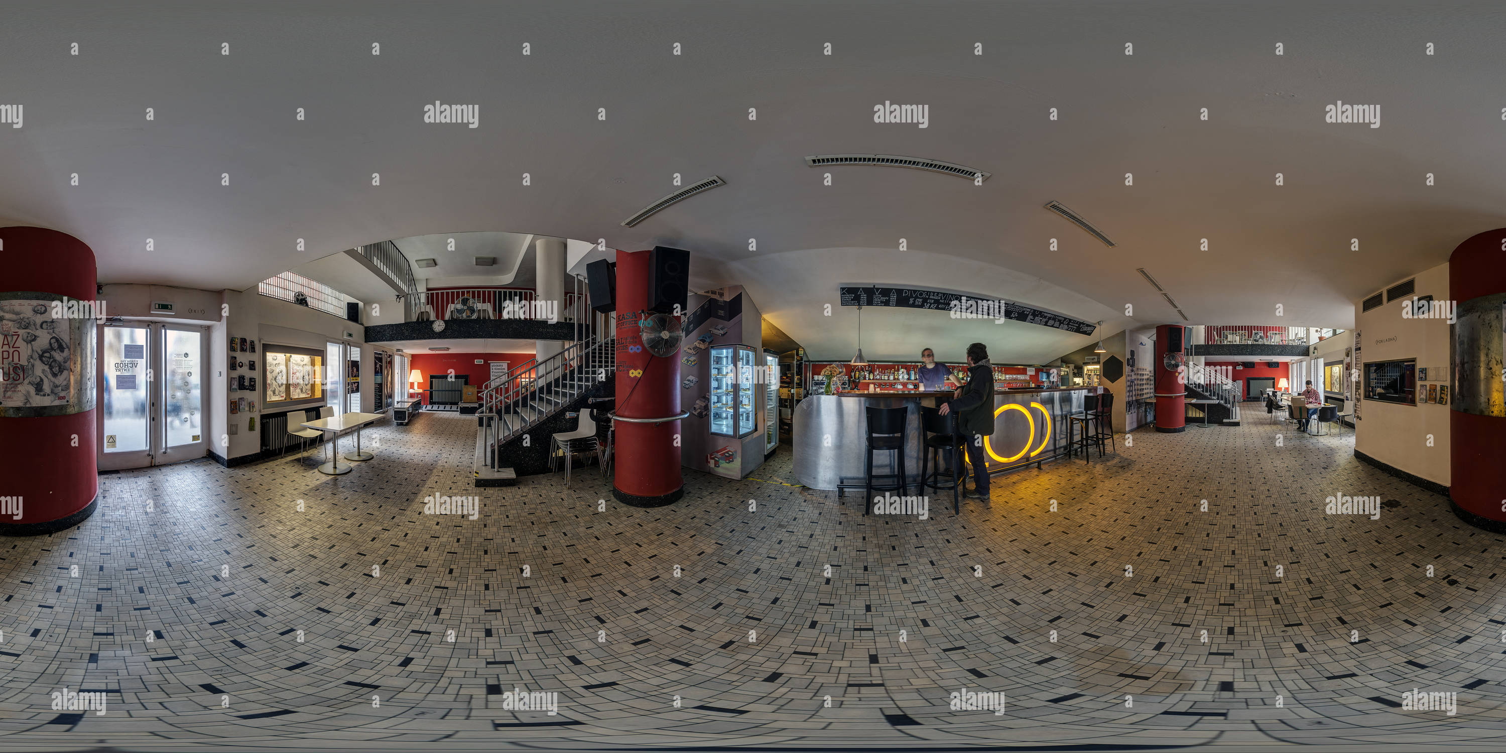 360° view of Bio OKO- Bar and Entrance - Alamy