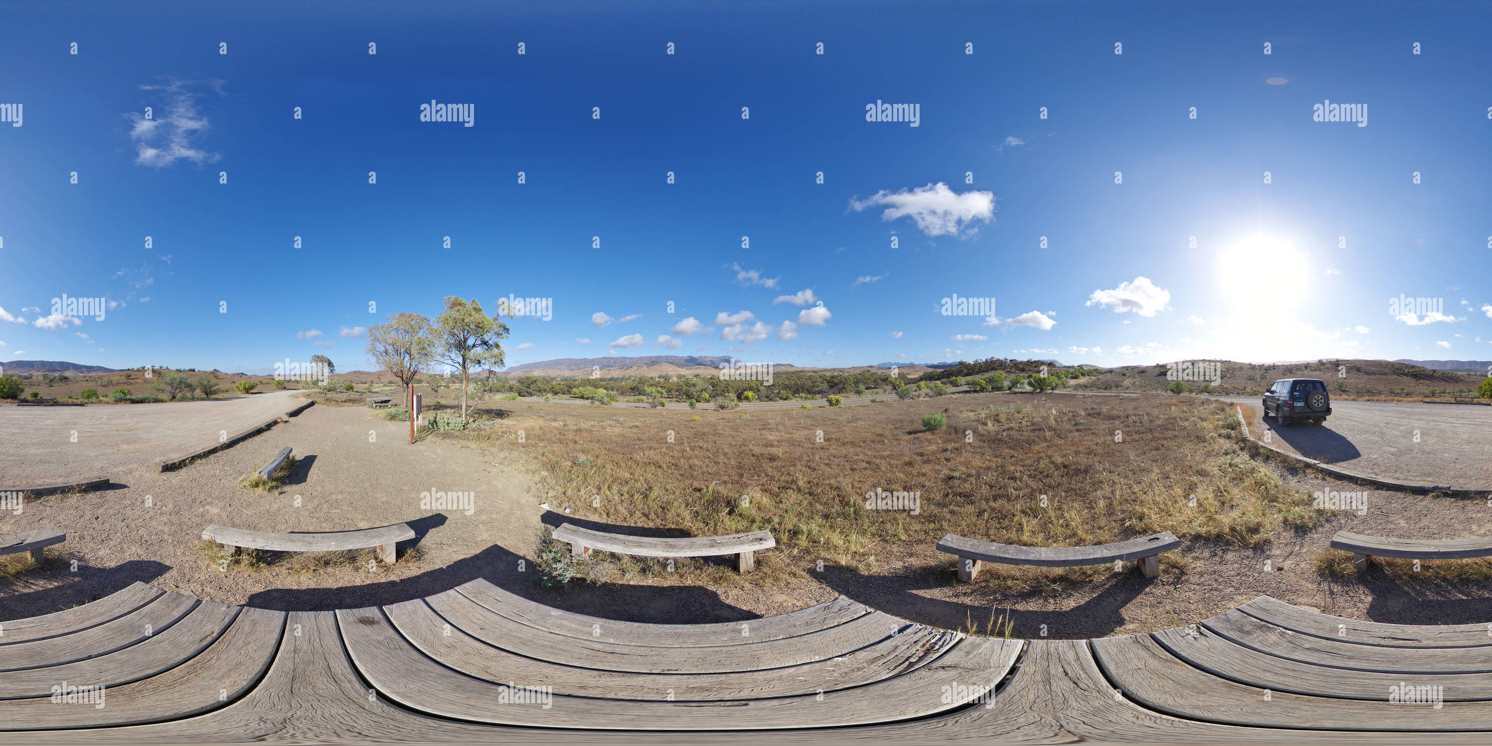 360° view of Arkaba Lookout in the Flinders Ranges - Alamy