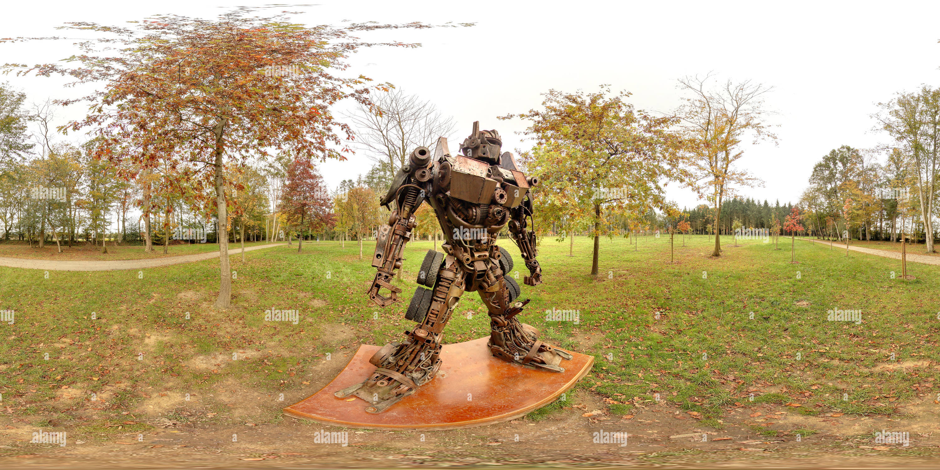 360° view of Optimus Prime, leader of the Transformers Autobots - Alamy