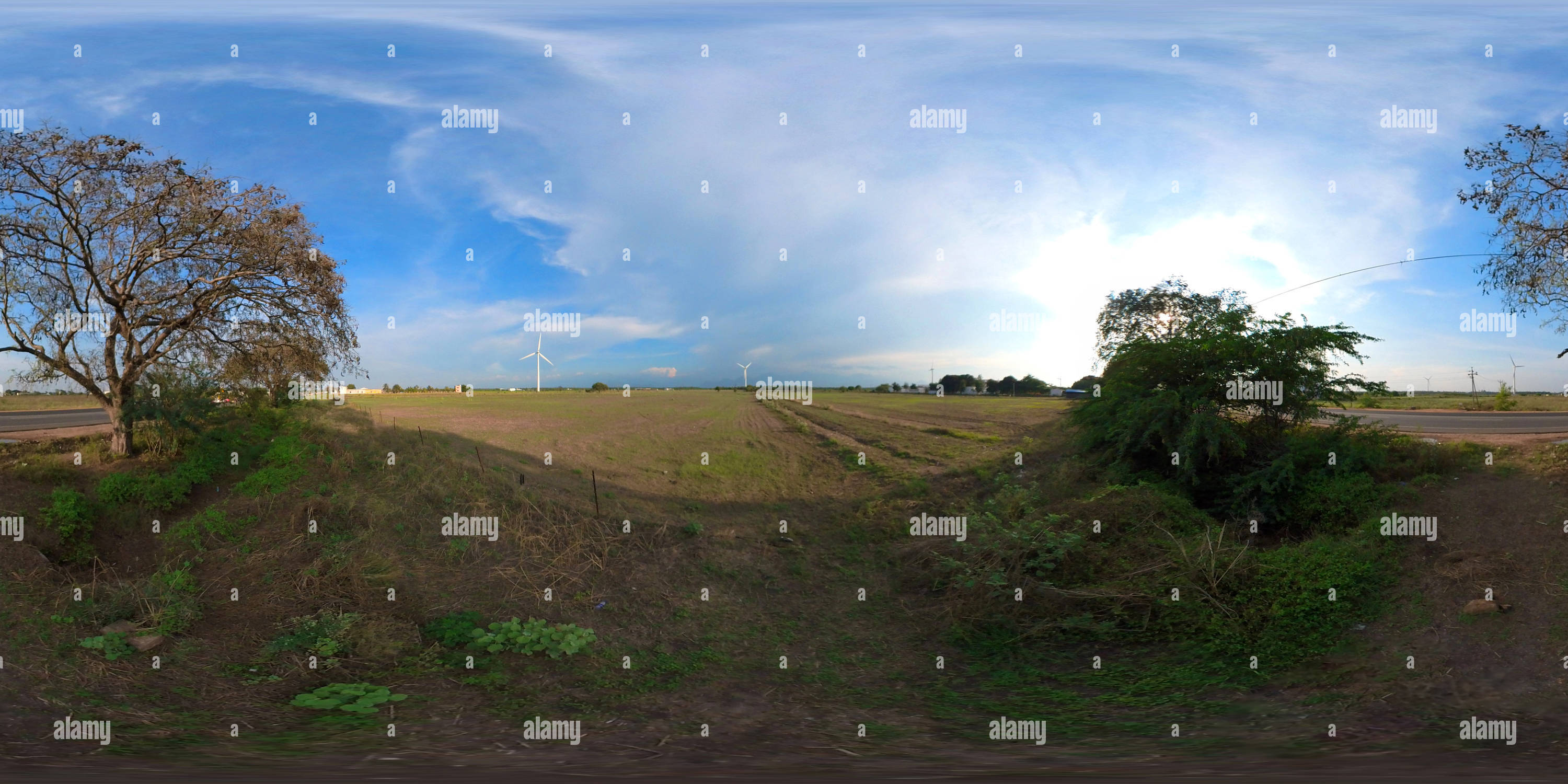 360° view of Pollachi, south India - Alamy