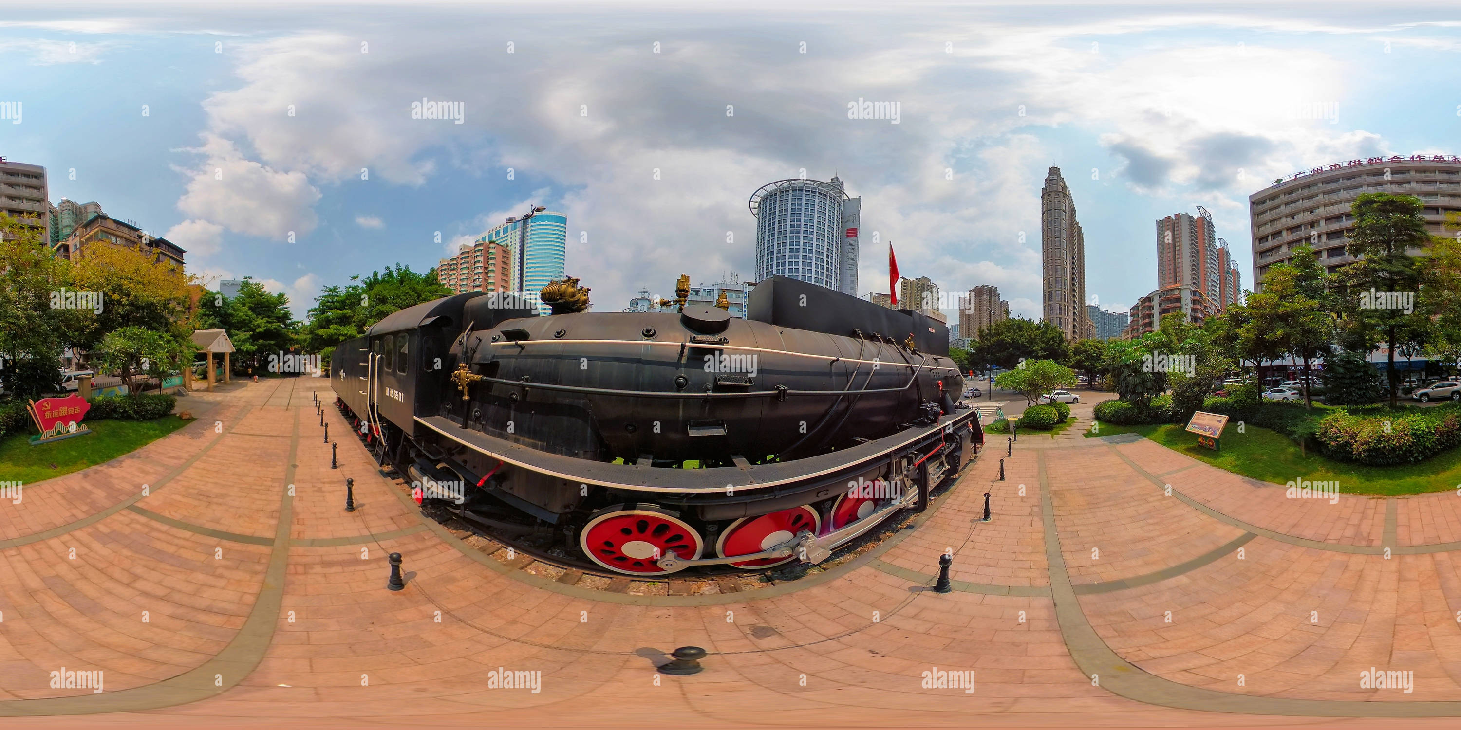 360° view of Steam trains 蒸汽火车 - Alamy