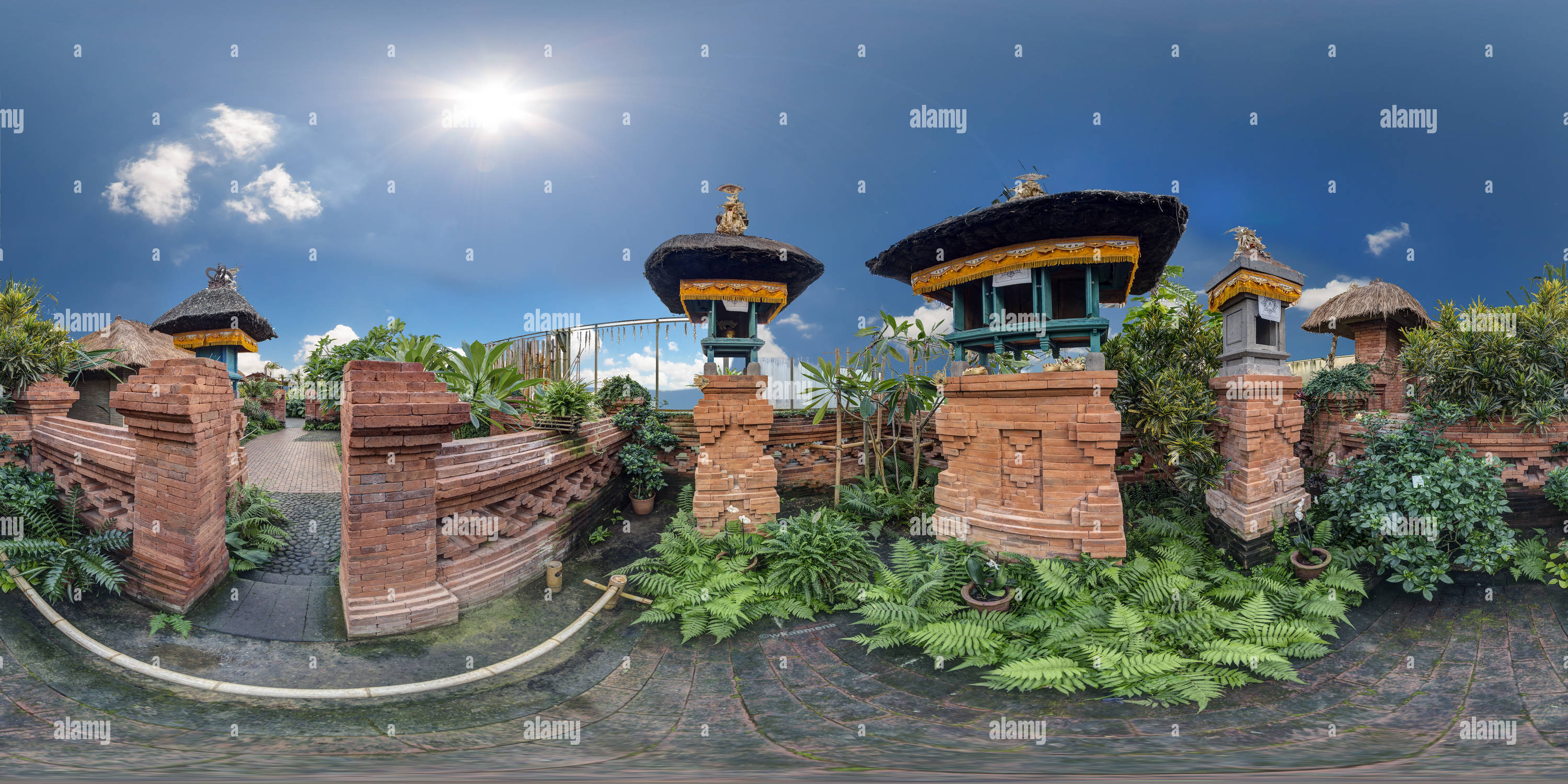 360° view of Garden of the World - Bali ( Indonesia - Alamy