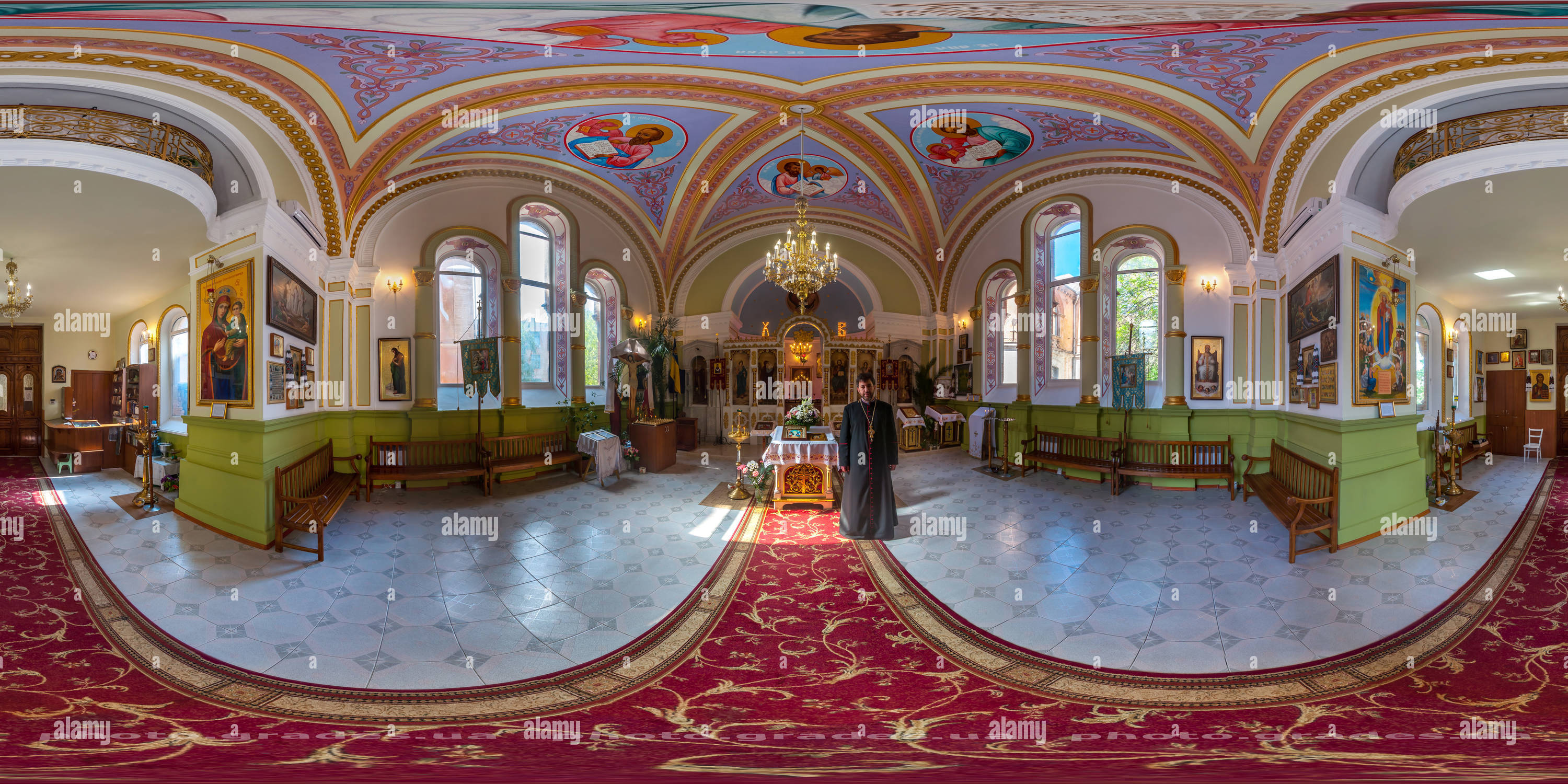 360° view of Church of the Holy Martyr Alexandra 1 - Alamy