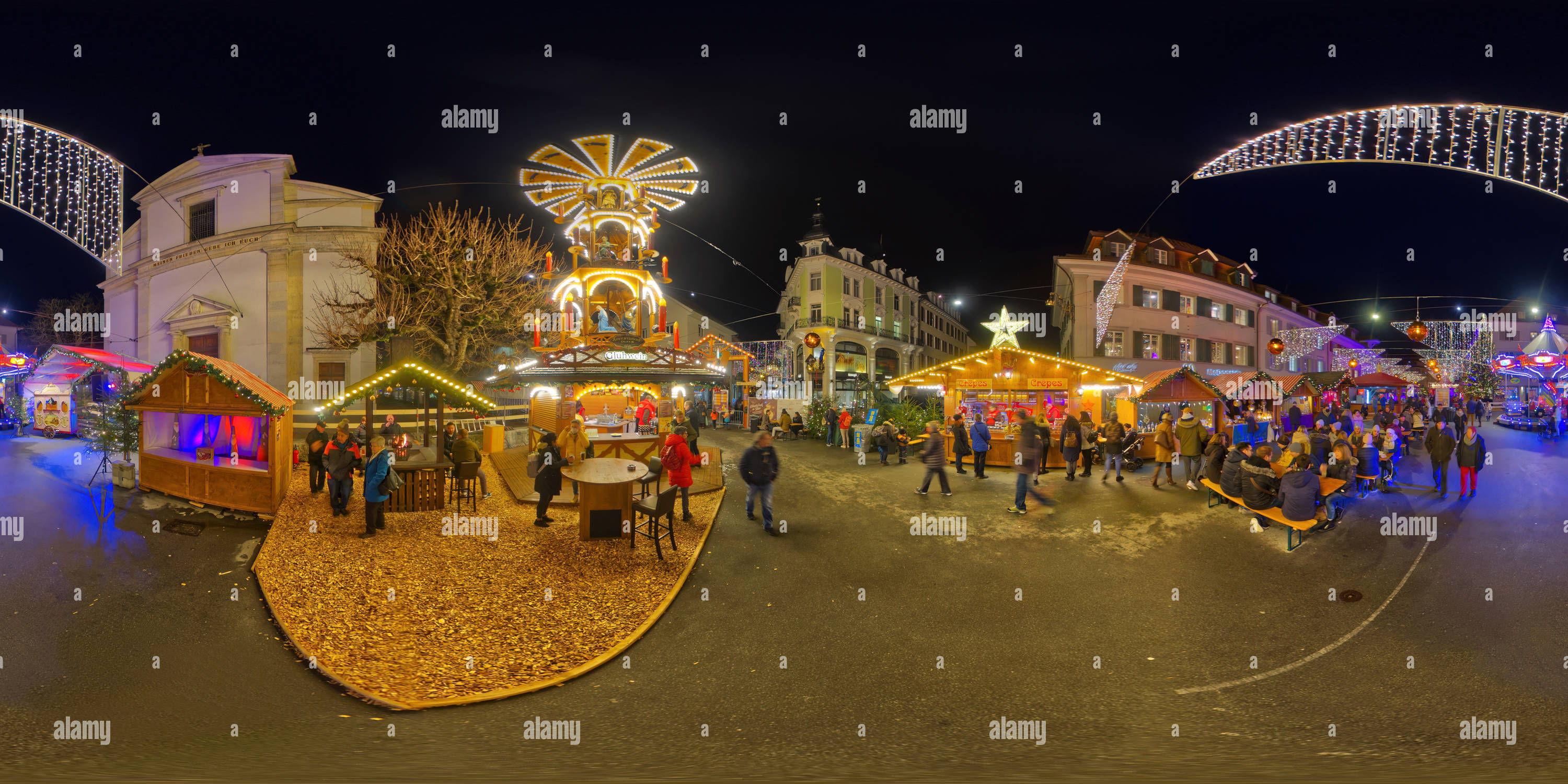 360° view of Advent-village Olten (1/2 - Alamy
