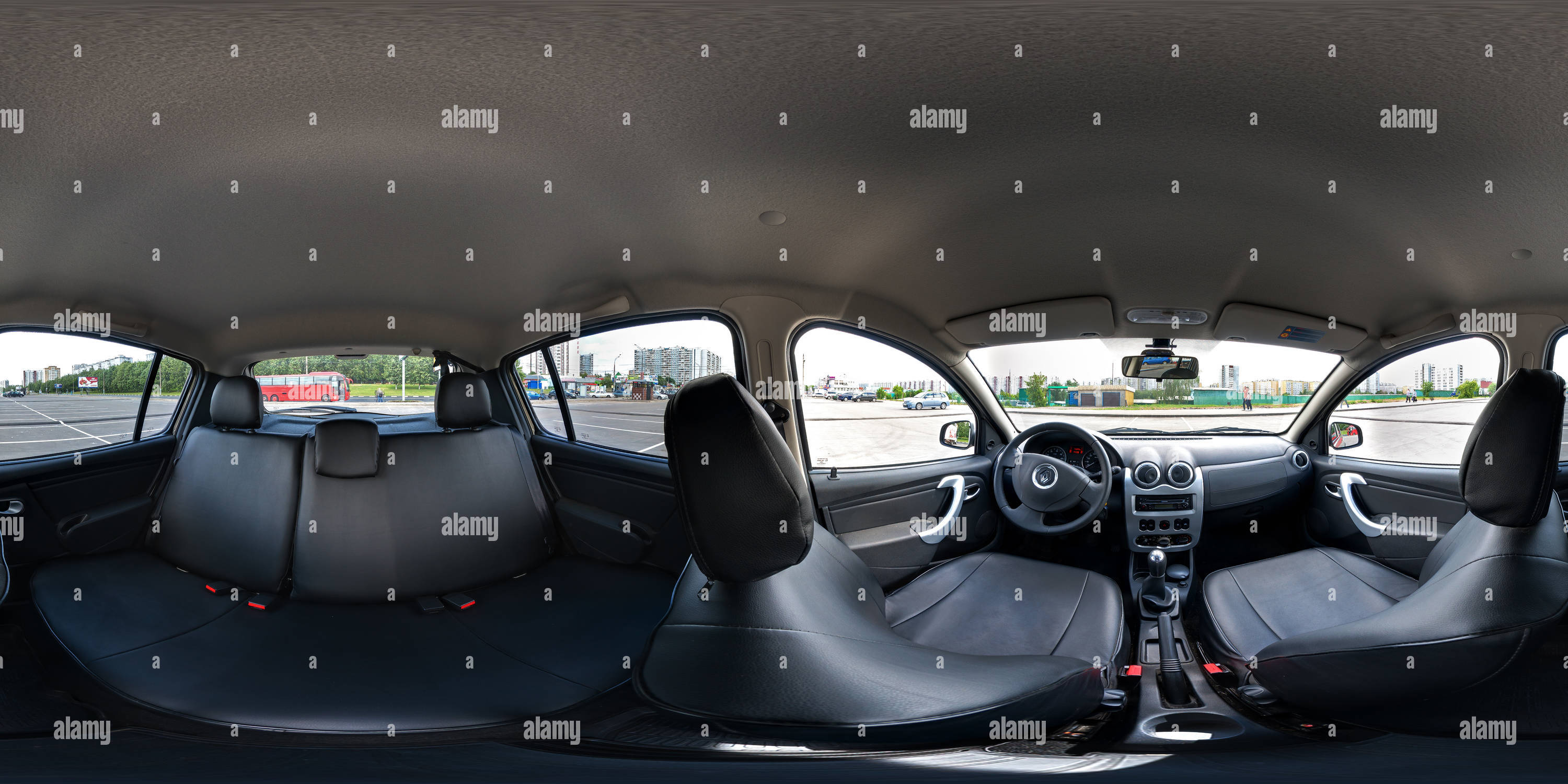360° view of Renault Sandero Stepway, 2012 - Alamy