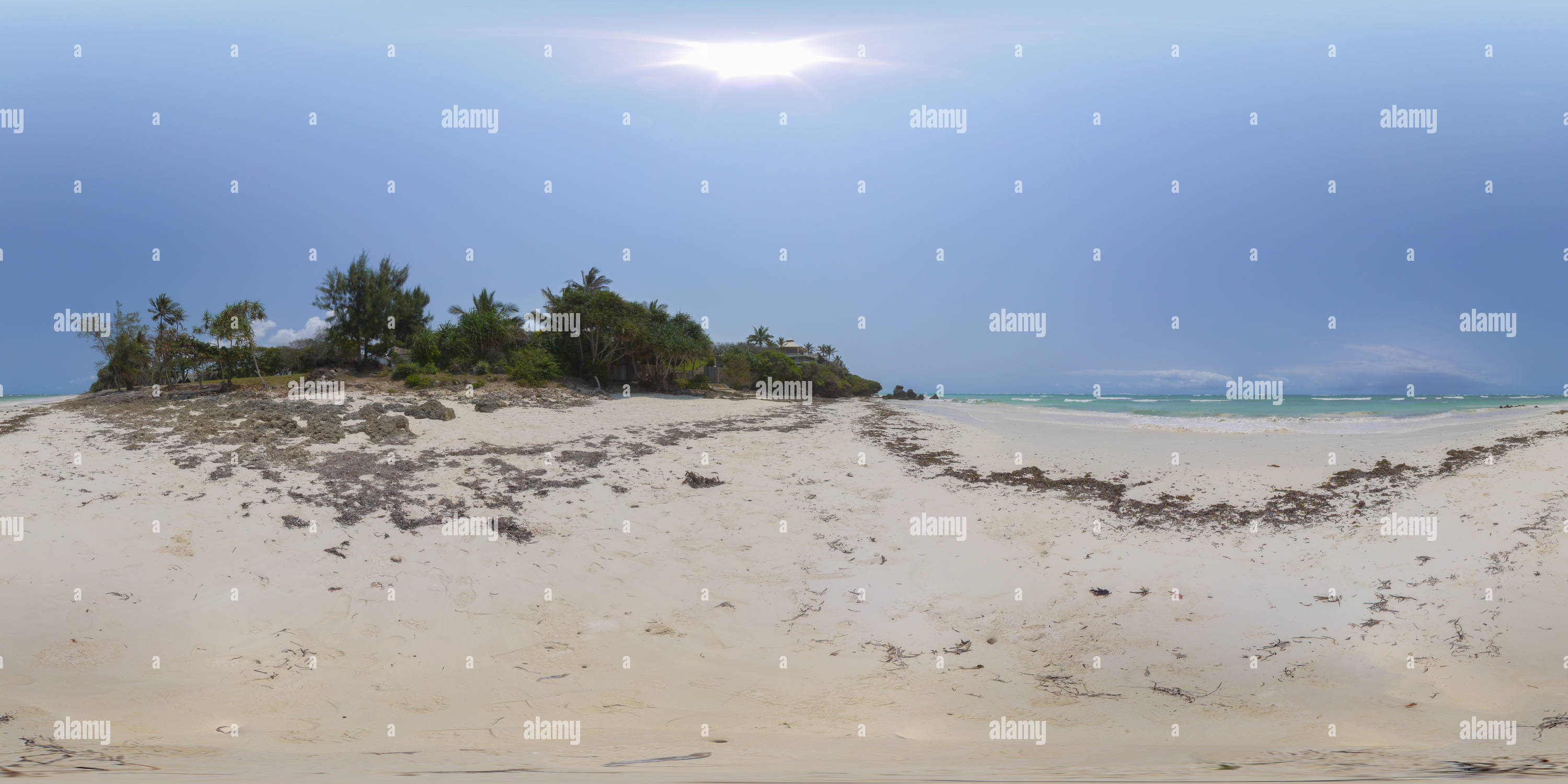 360° view of Diani Beach 3 - Alamy