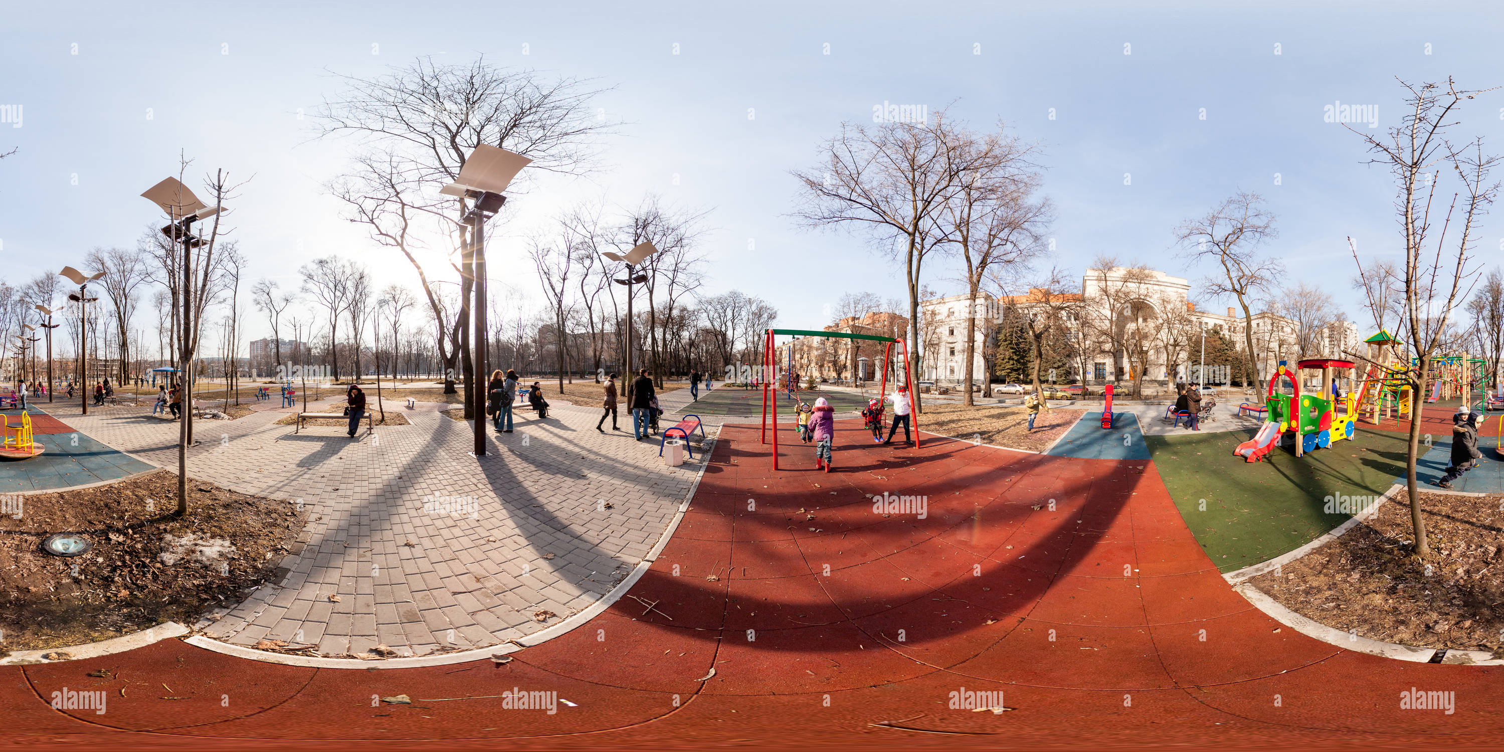 360 panorama playground hi-res stock photography and images - Alamy