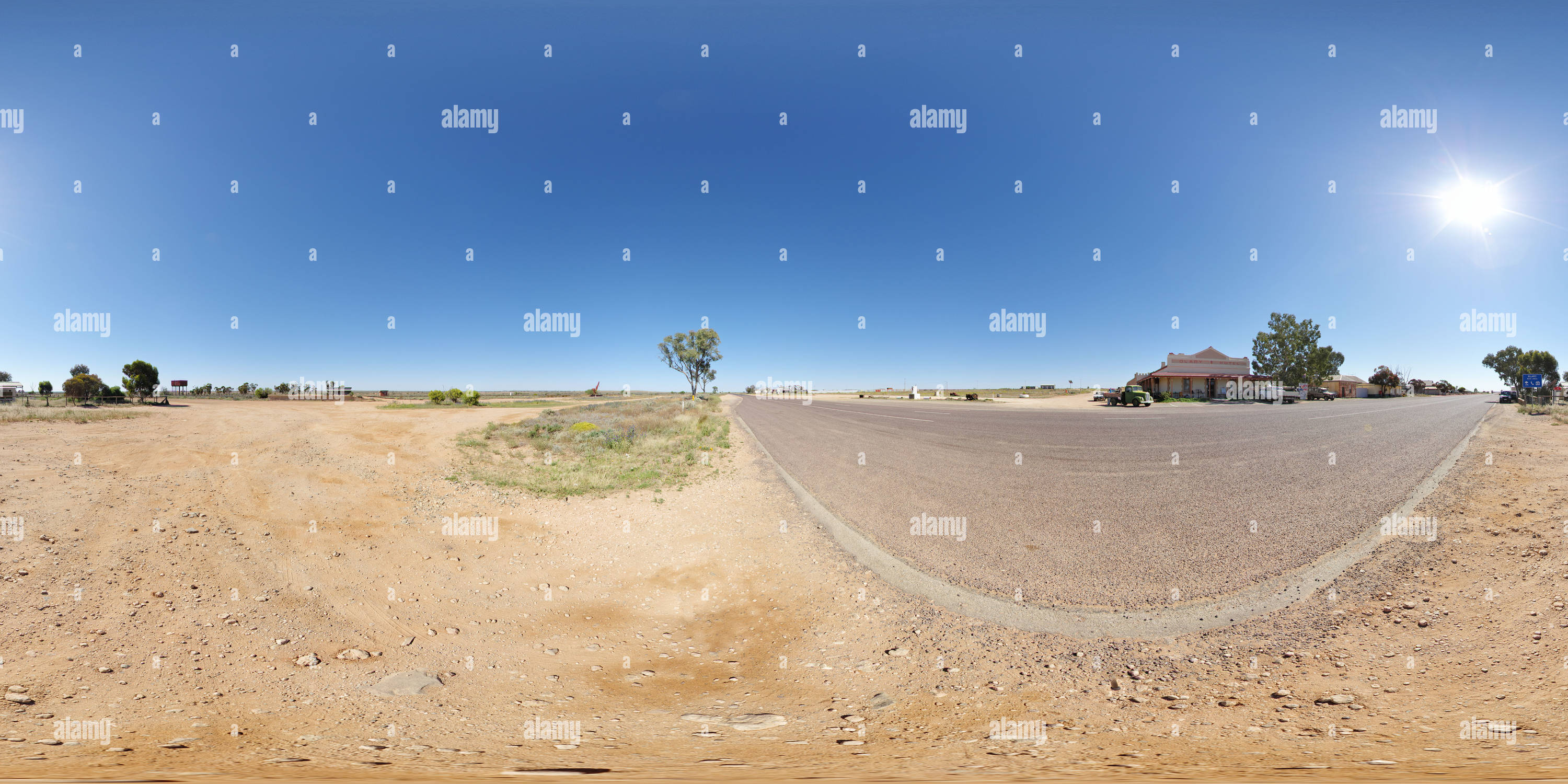 360° view of Olary in Outback South Australia - Alamy