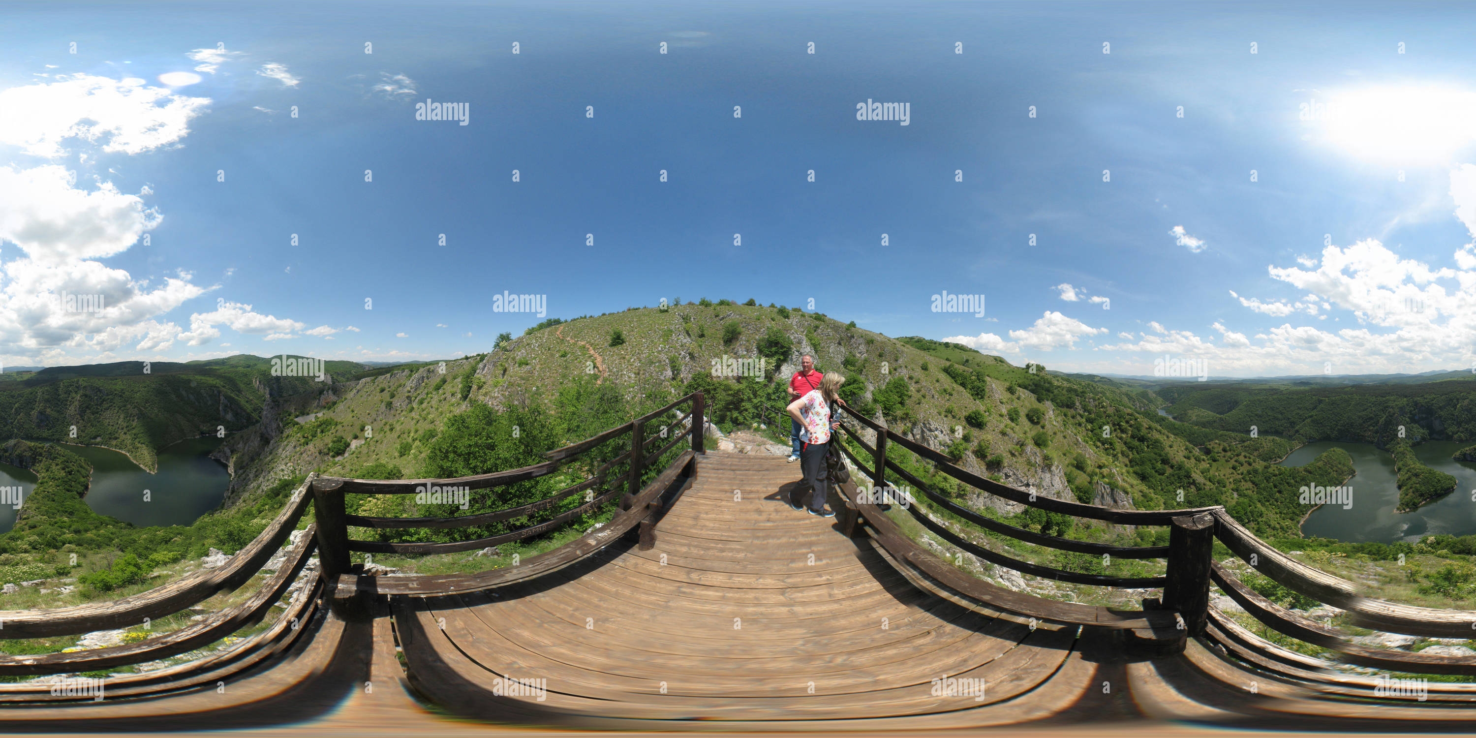 360° view of Sjenica - Viewpoint above The River Uvac - Alamy
