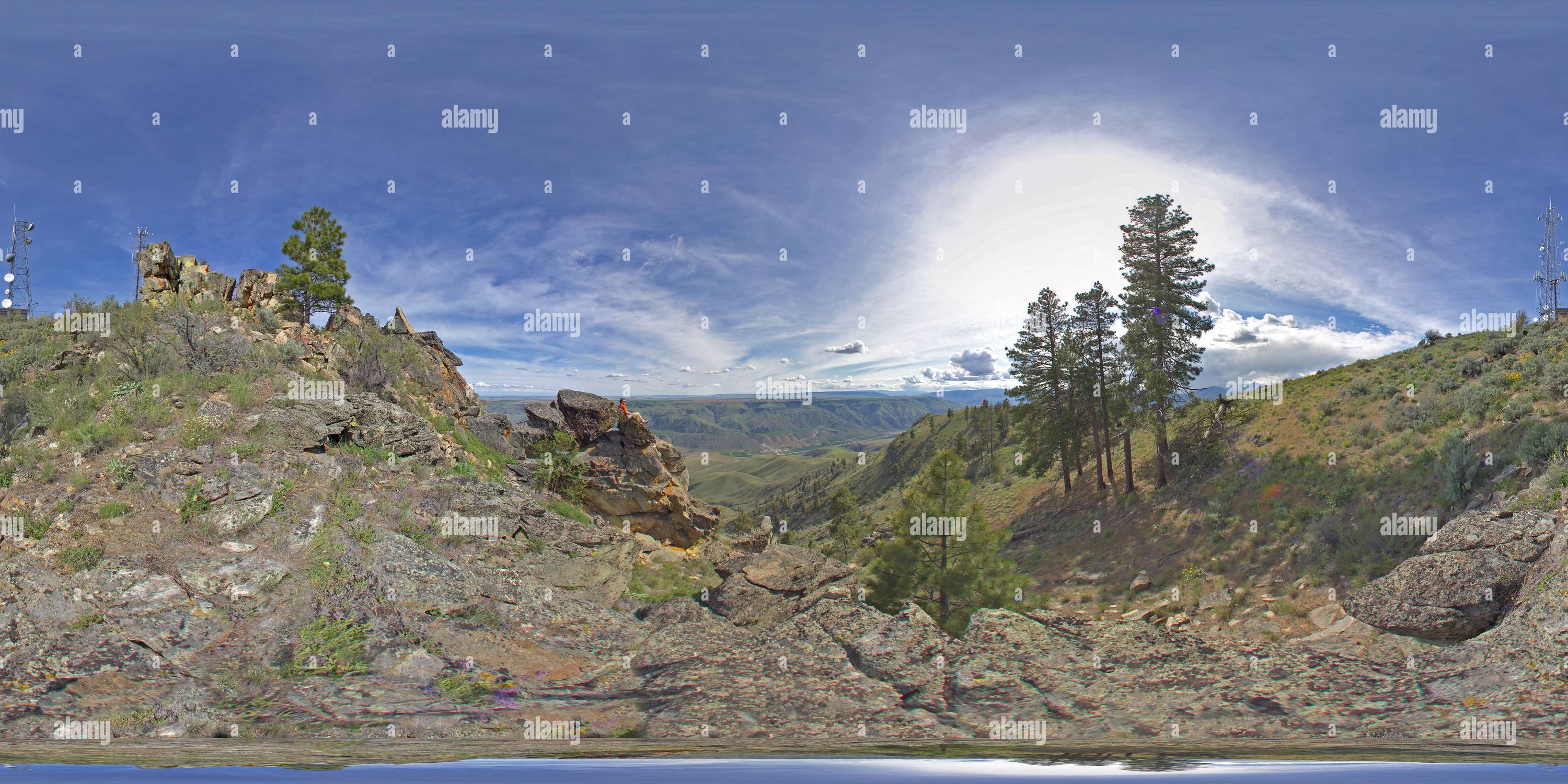 360° view of Chelan Butte southface - Alamy