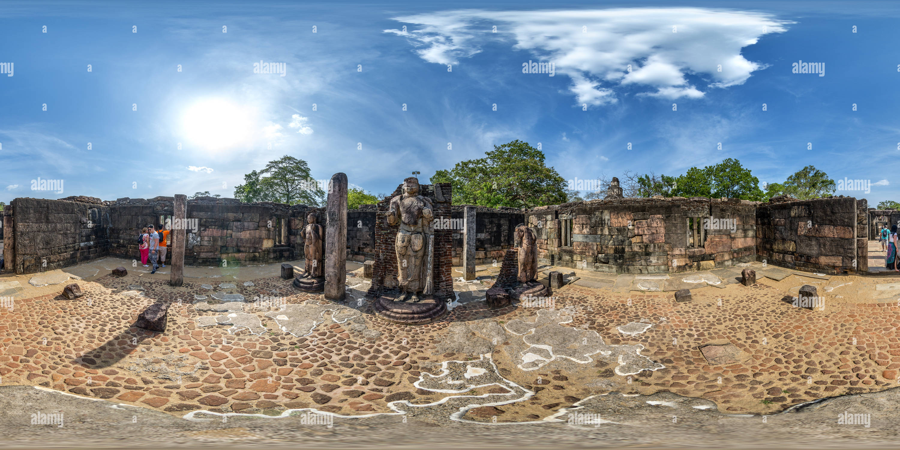 360° view of Polonnaruwa Ruins, Sri Lanka - Alamy