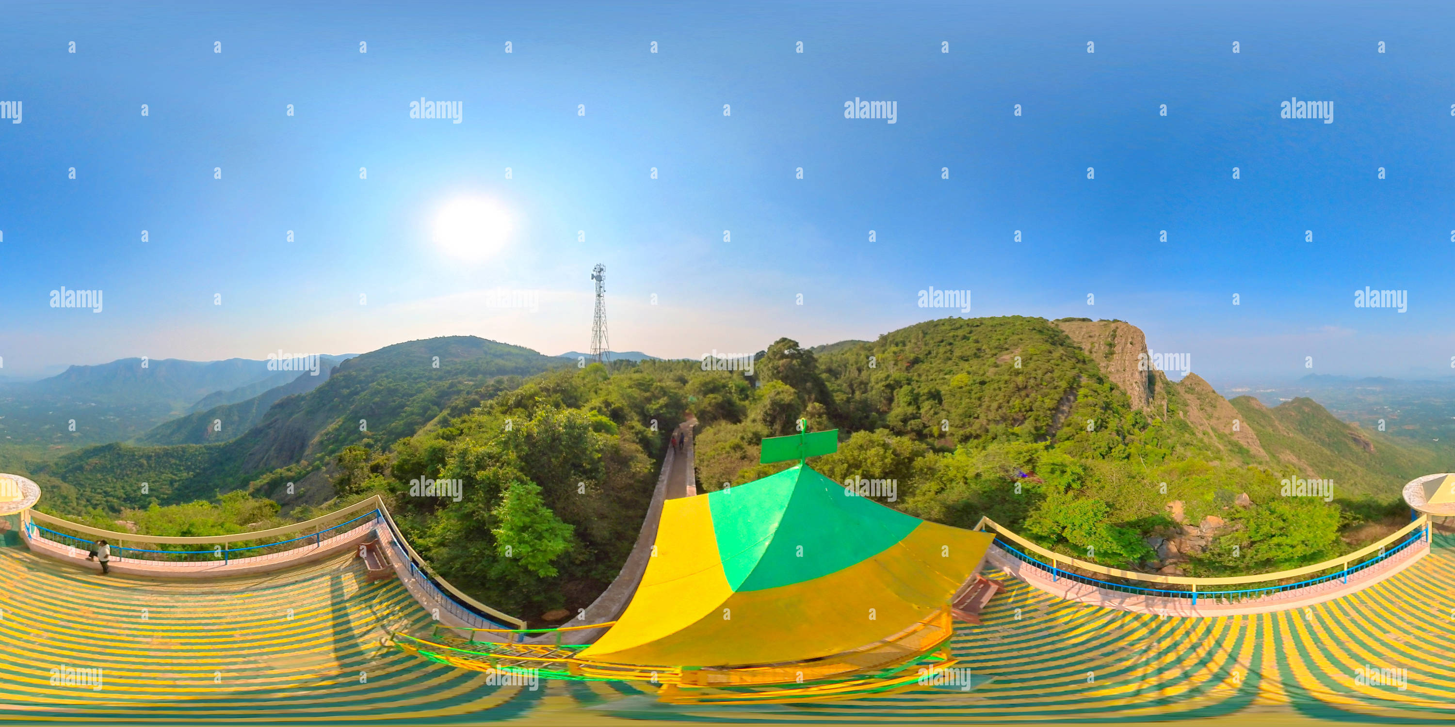 360° view of seeku parai view point - Alamy