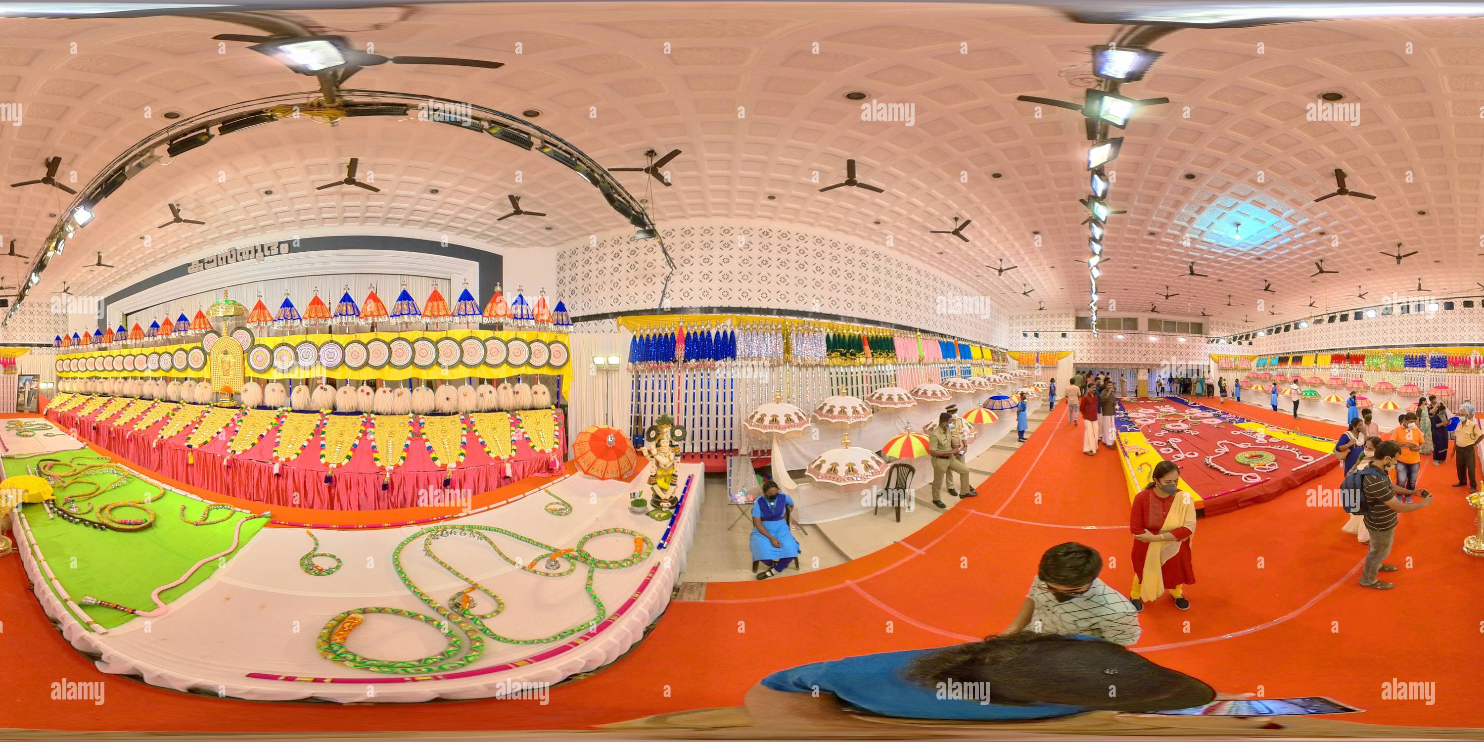 360° view of thrissur pooram 2022 - Alamy