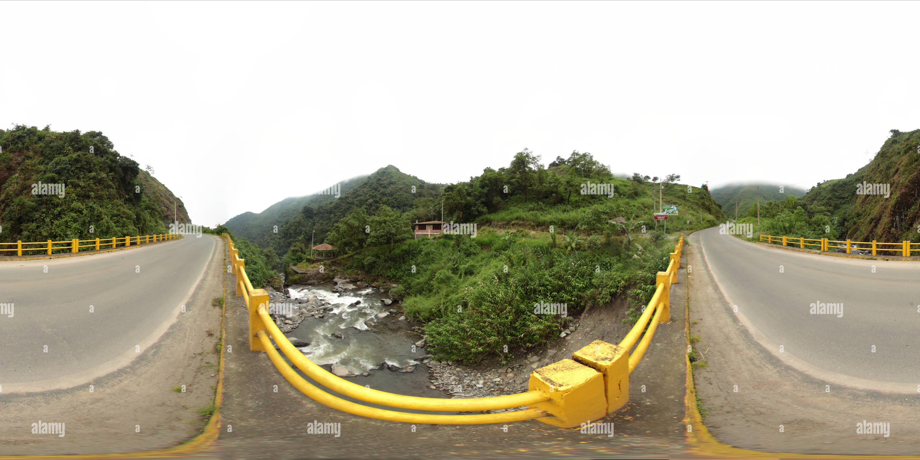 360° view of Angas waterfall entrance - Alamy