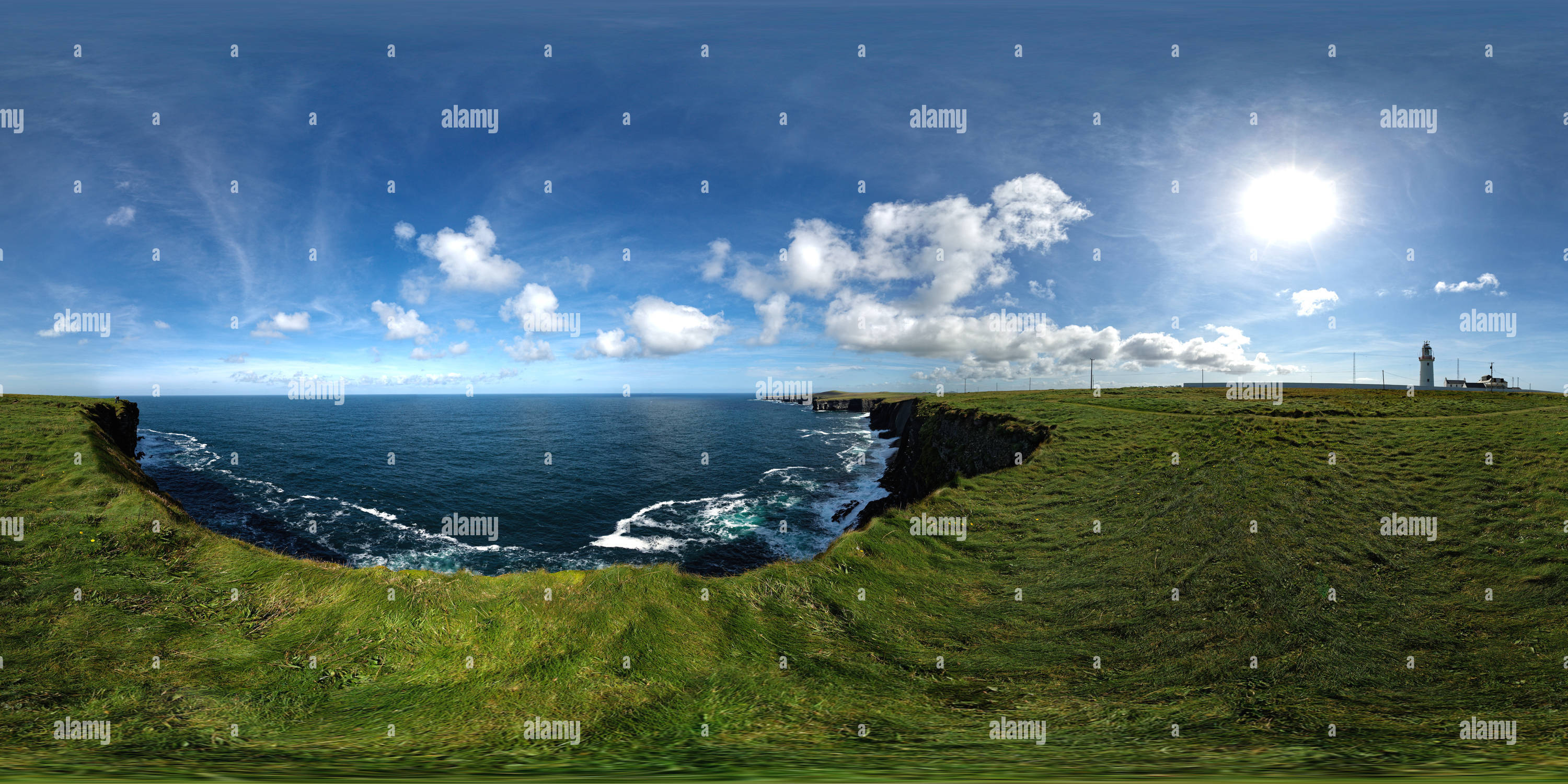 360° view of Loop Head, County Clare, Ireland - Alamy