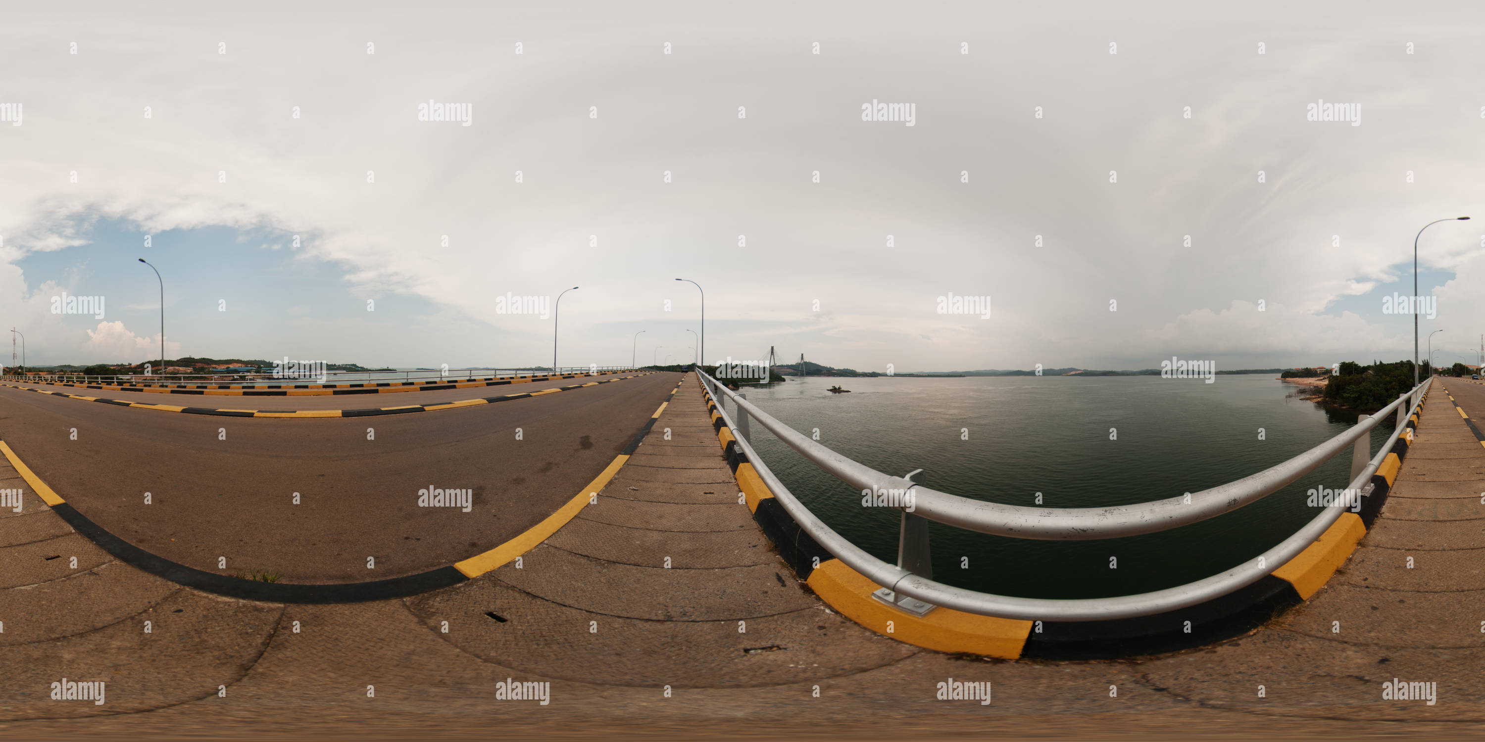 360° view of Barelang 2nd Bridge, Batam - Alamy