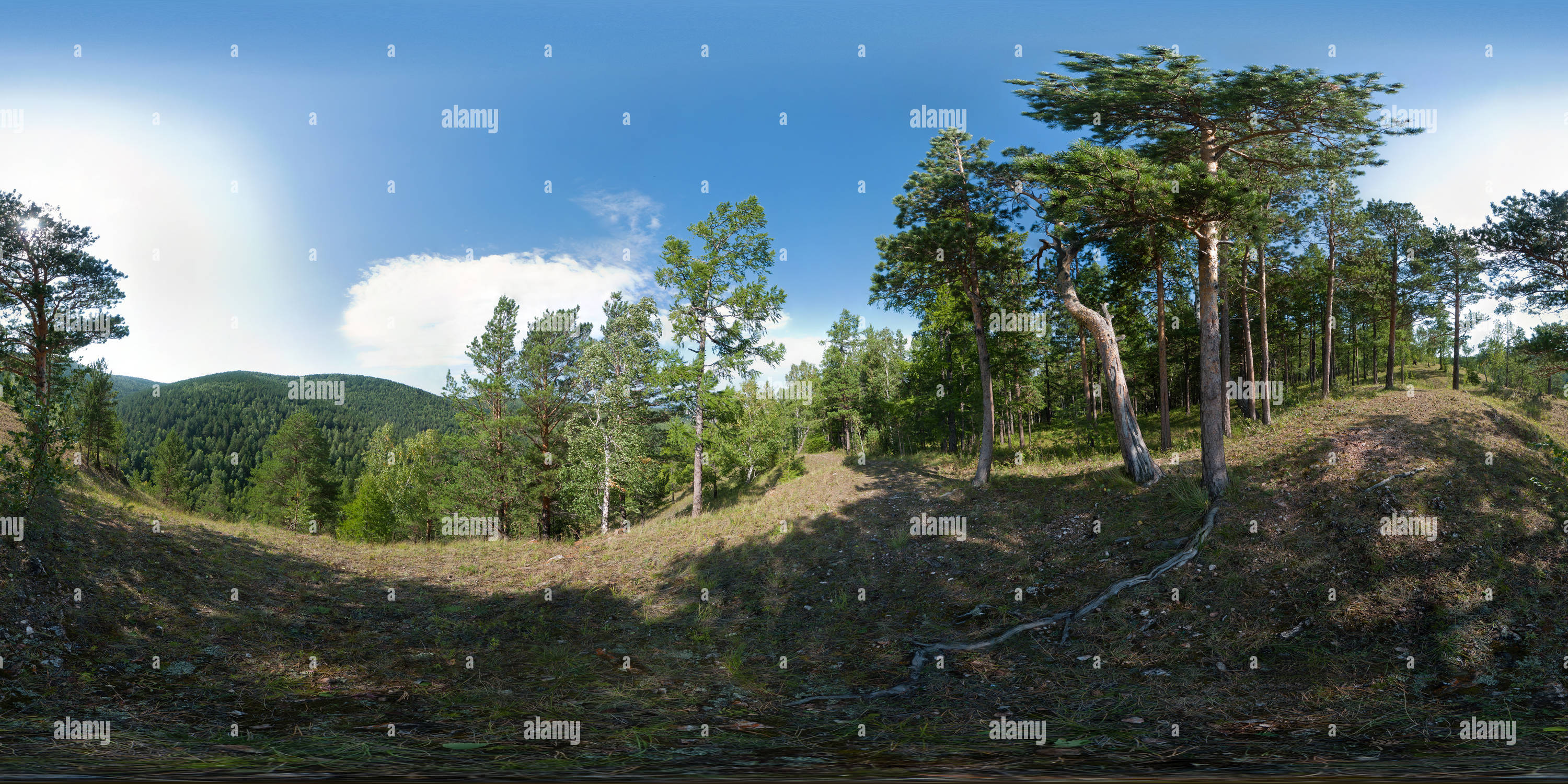 360° view of Romanov Ravine, top - Alamy