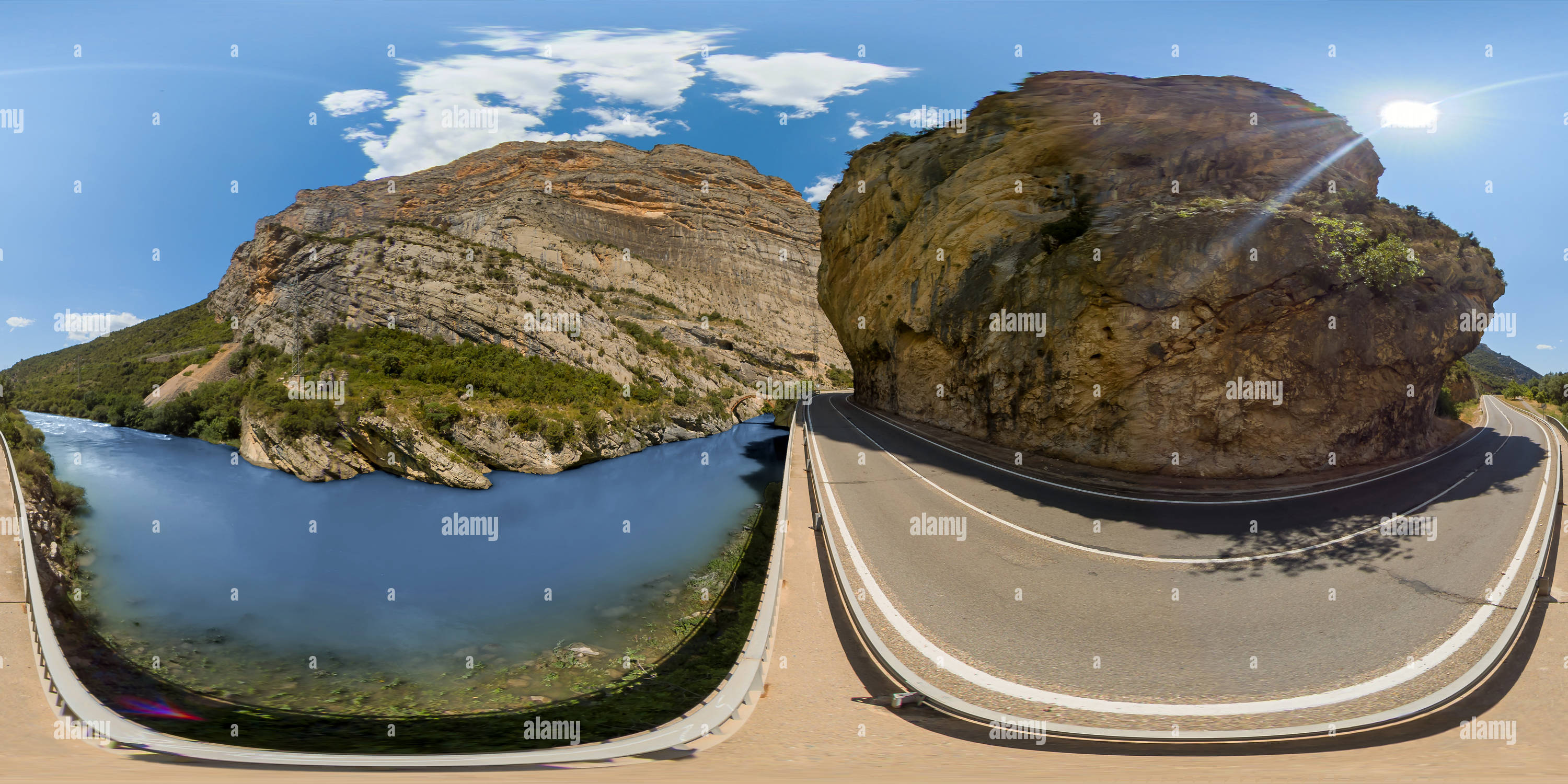 360° view of Terradets Catalonia Spain 02 360vr - Alamy