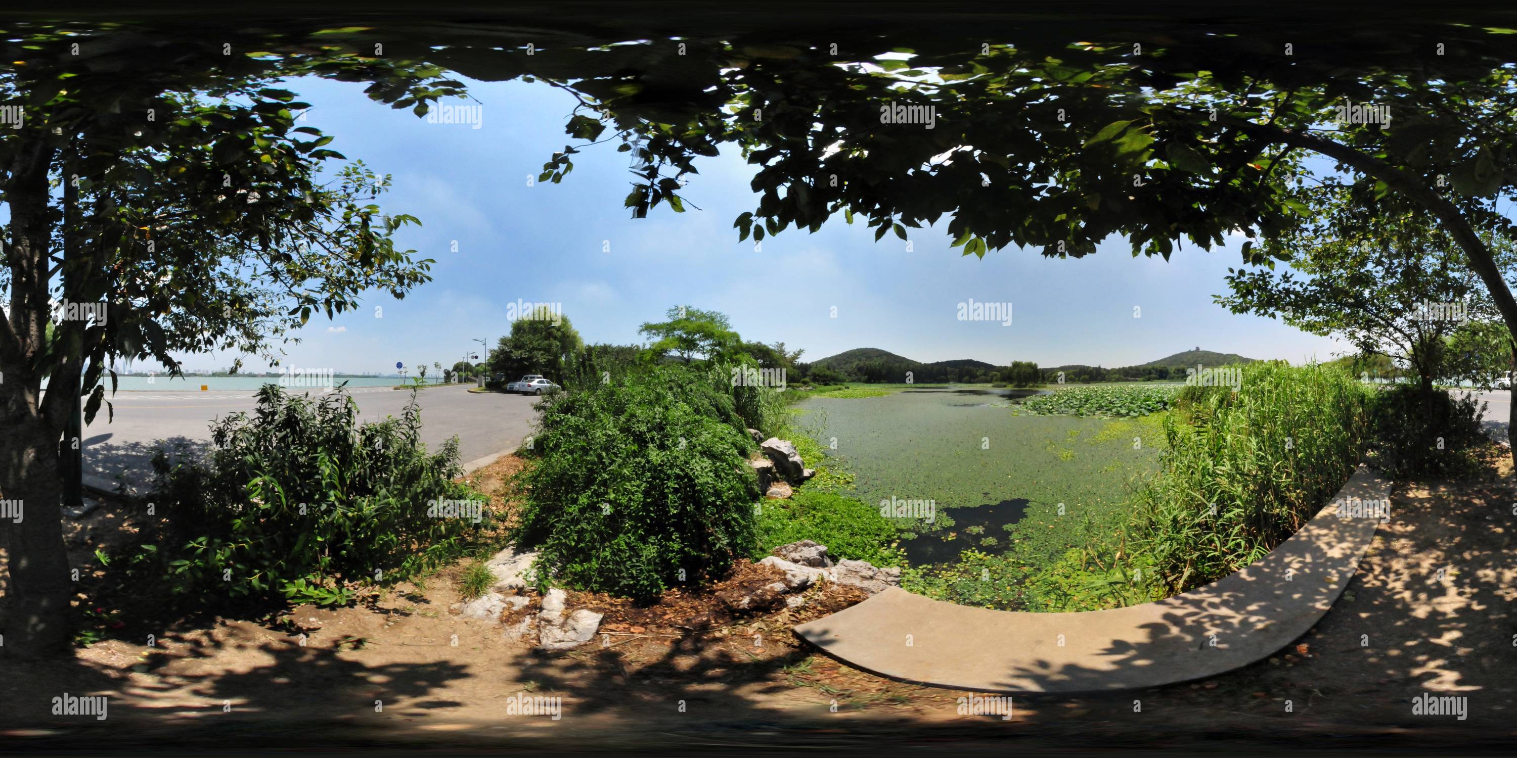 360° view of Wuxi Li Lake 无锡蠡湖 (037 - Alamy