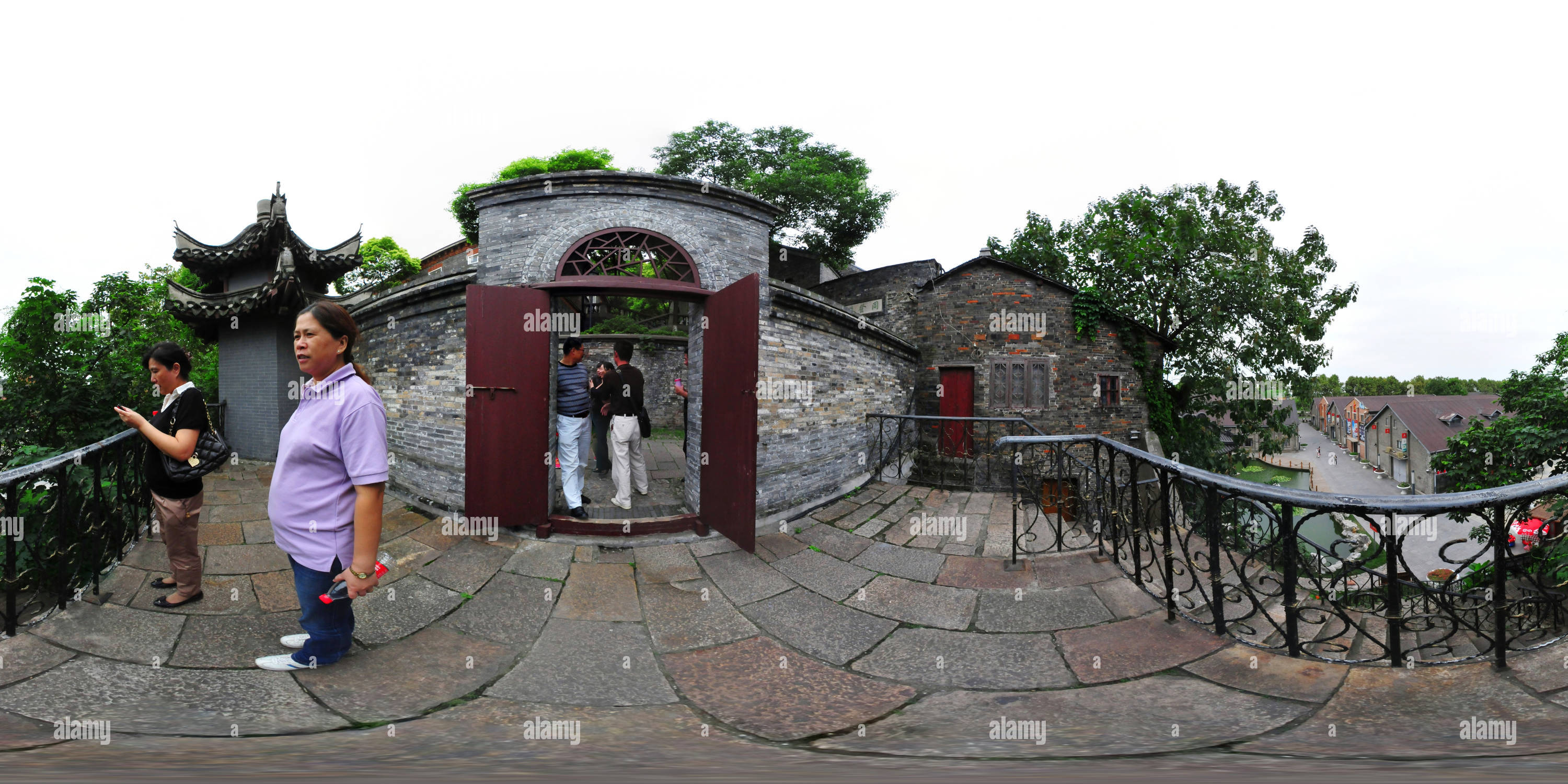 360° view of Xijin Ferry and Suan mountain 西津渡/蒜山 (319 - Alamy