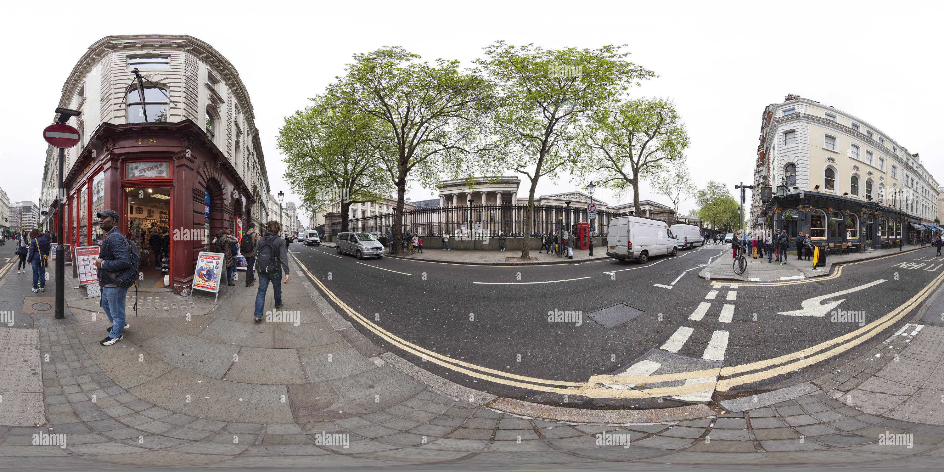 360° view of British Museum - Great Russell Street - Alamy
