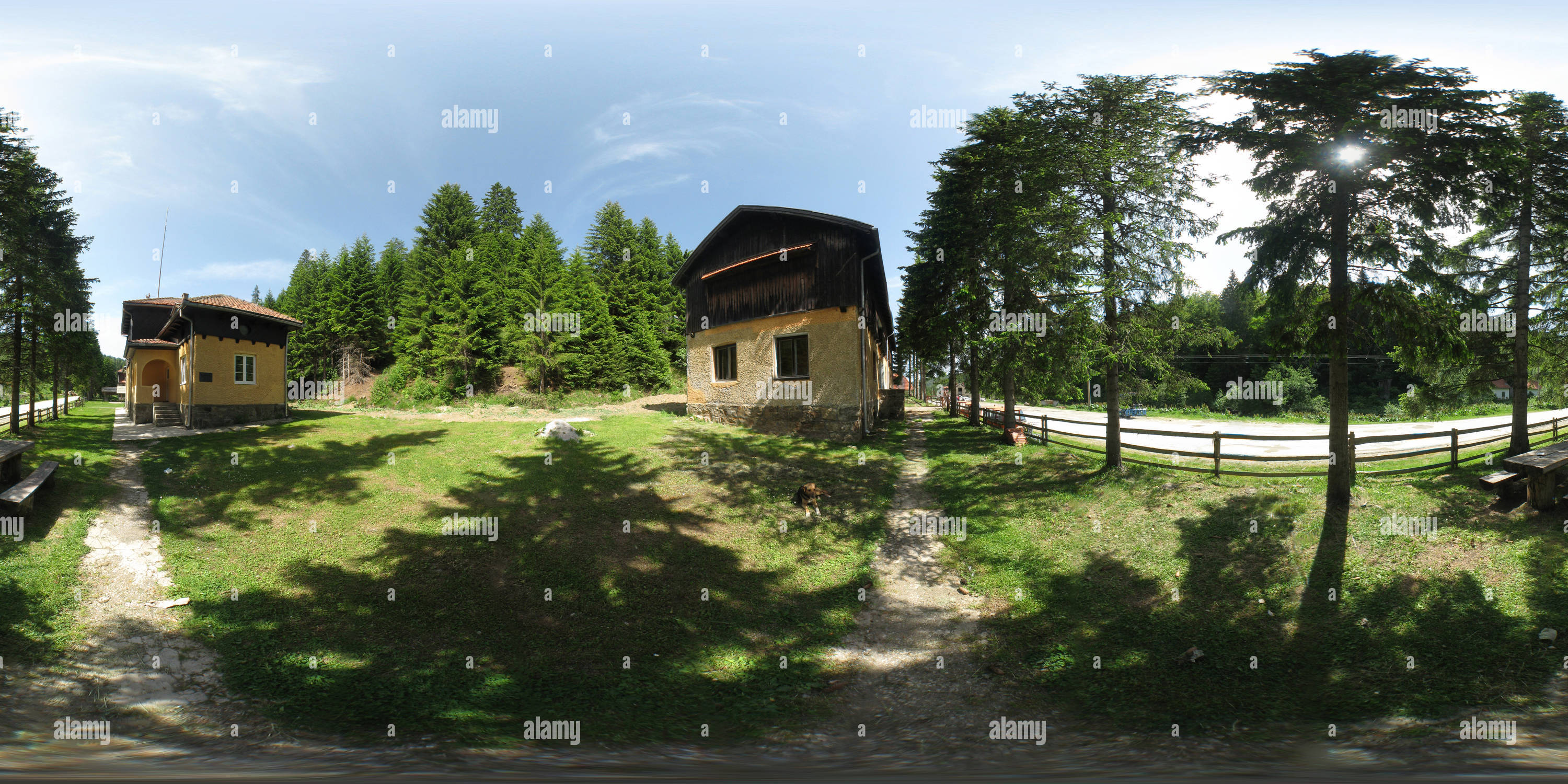 360° view of Ivanjica - Buildings at Golijska Reka - Alamy